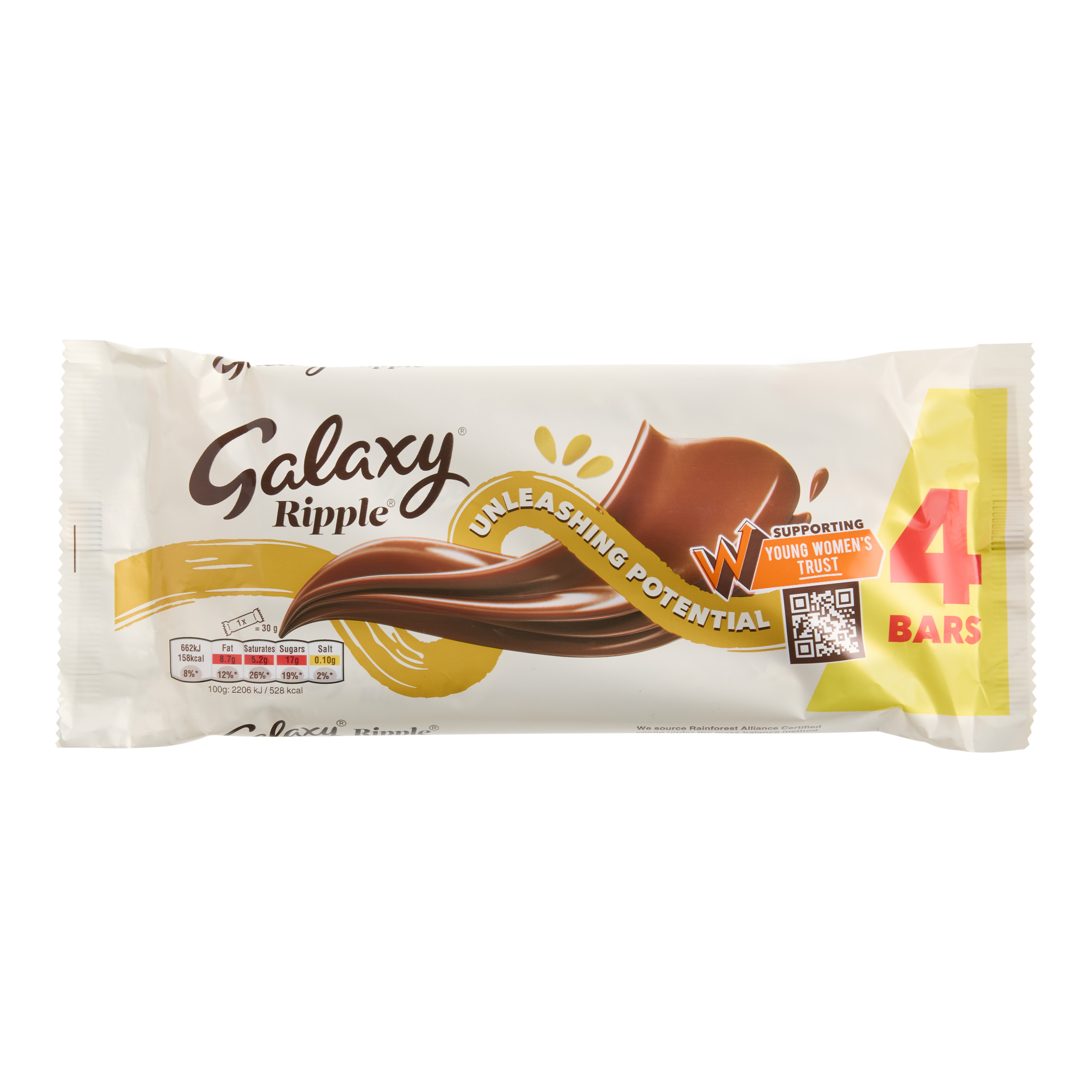 Mars Galaxy Ripples Milk Chocolate Bar 4 Pack - World Market
