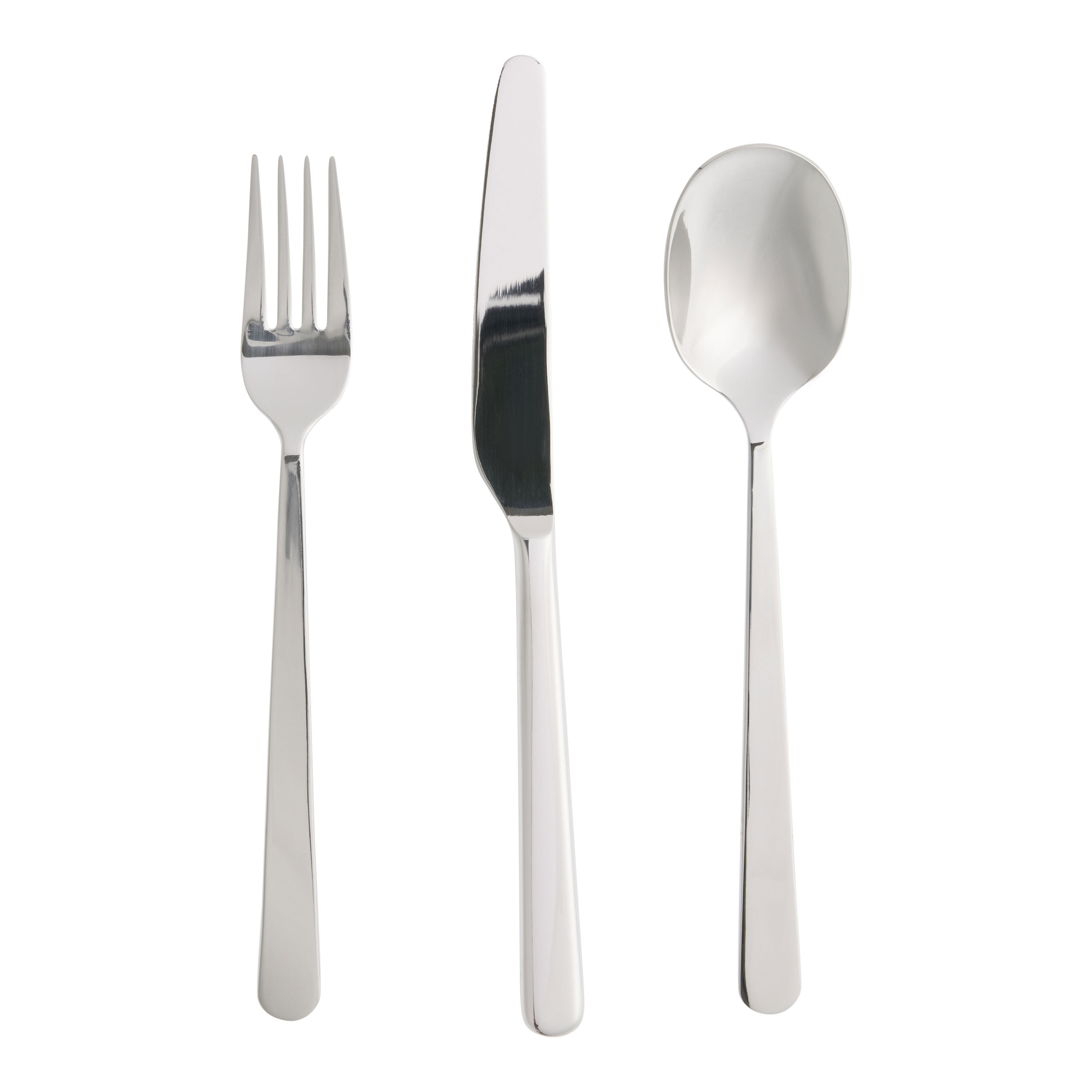 Wilson Stainless Steel Flatware 12 Piece Set - World Market