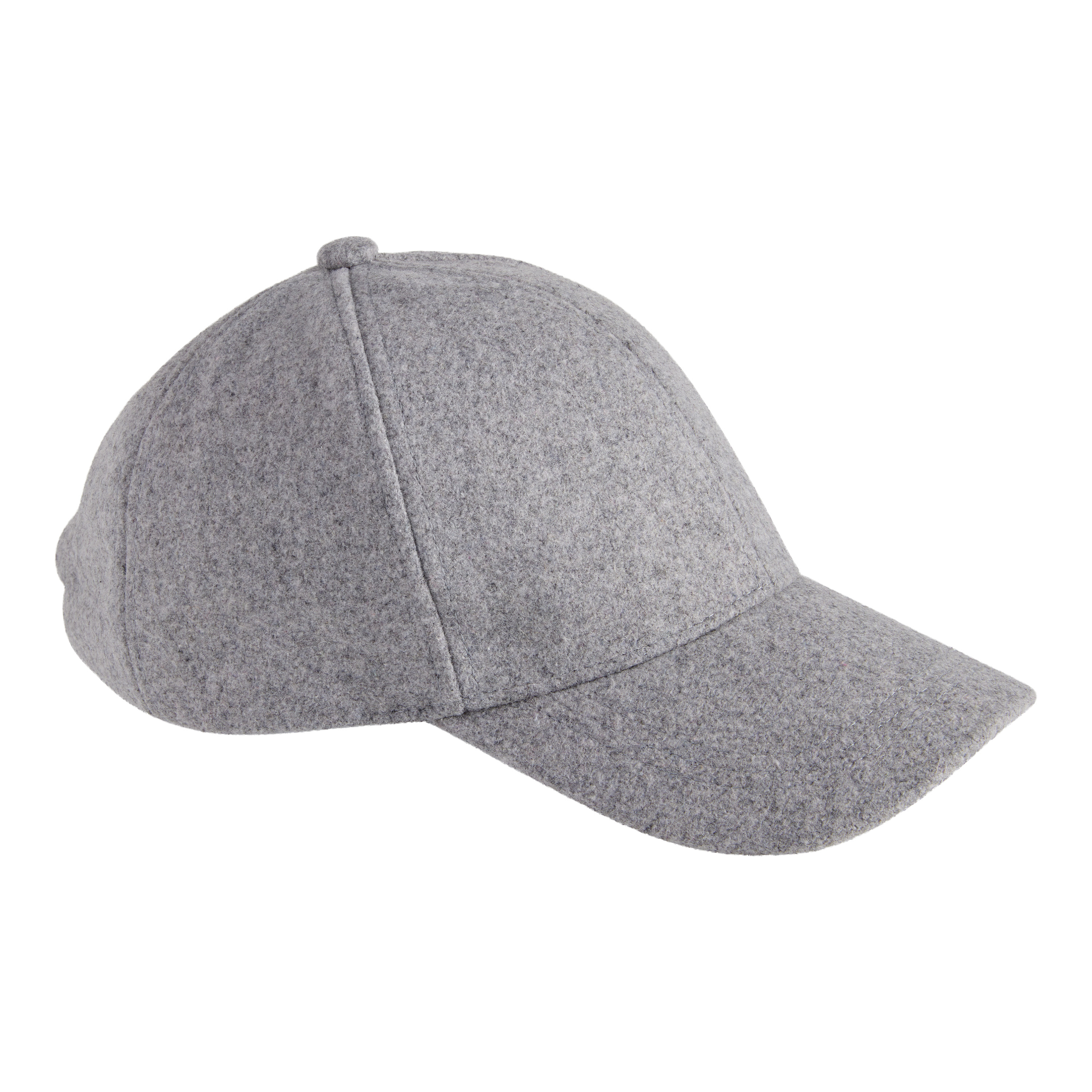 Brushed Heathered Gray Baseball Cap - World Market