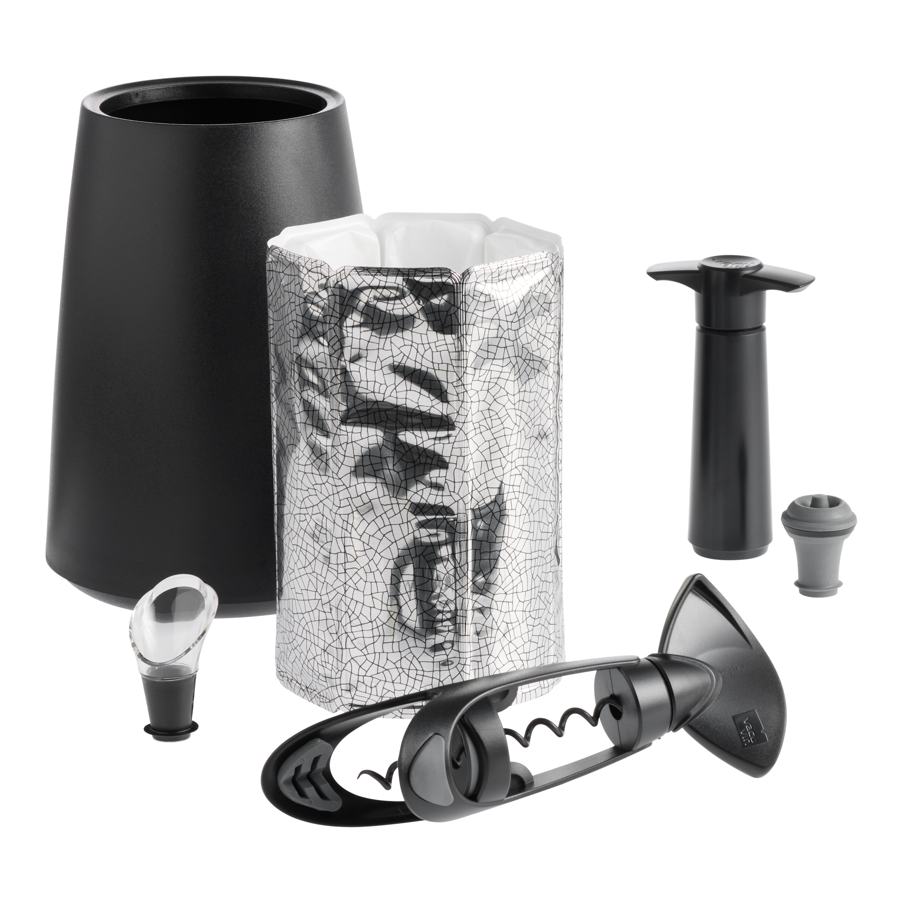 Vacu Vin Stainless Steel Elegant 5 Piece Wine Tool Set - World Market