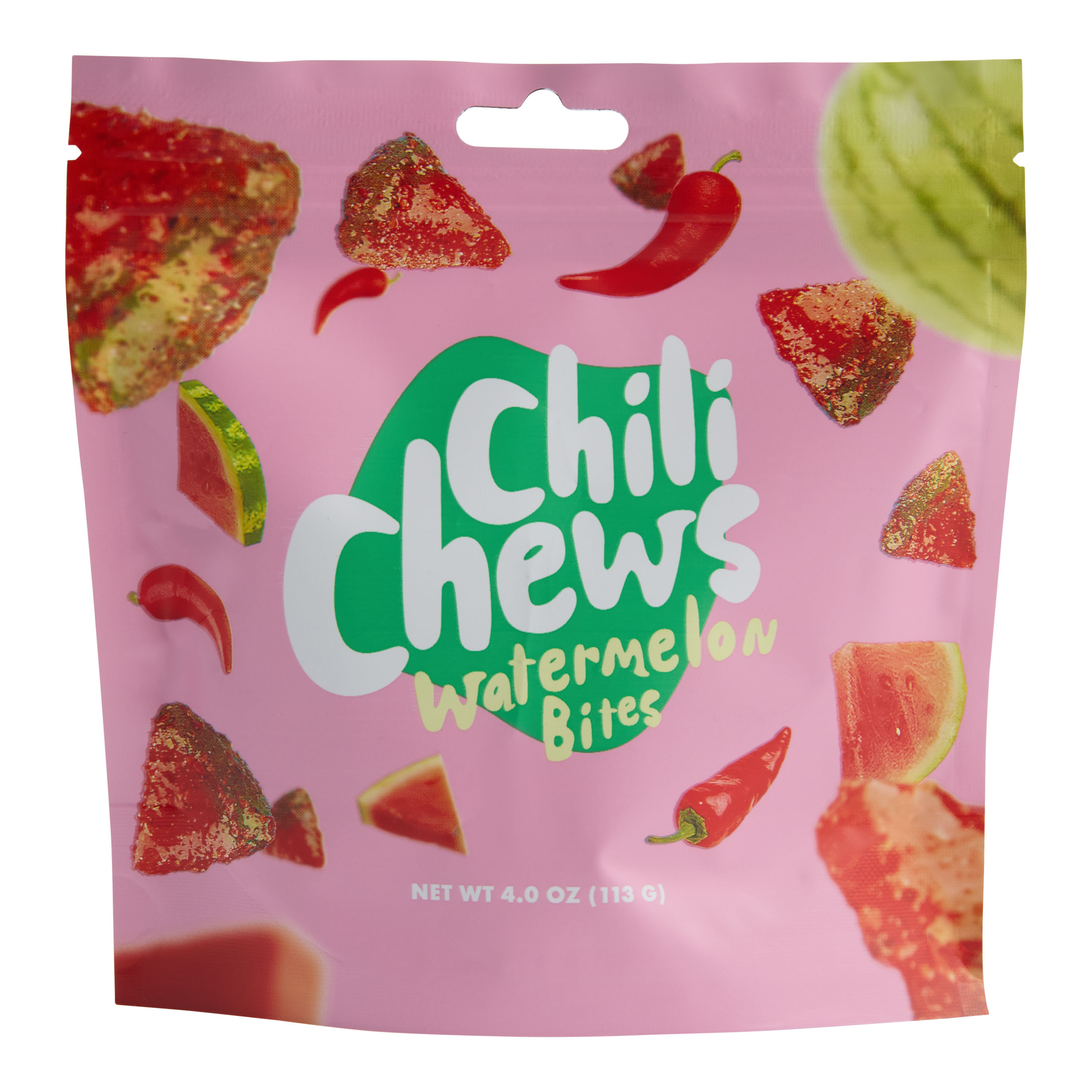 Chili Chews Watermelon Bites Spicy Gummy Candy - World Market