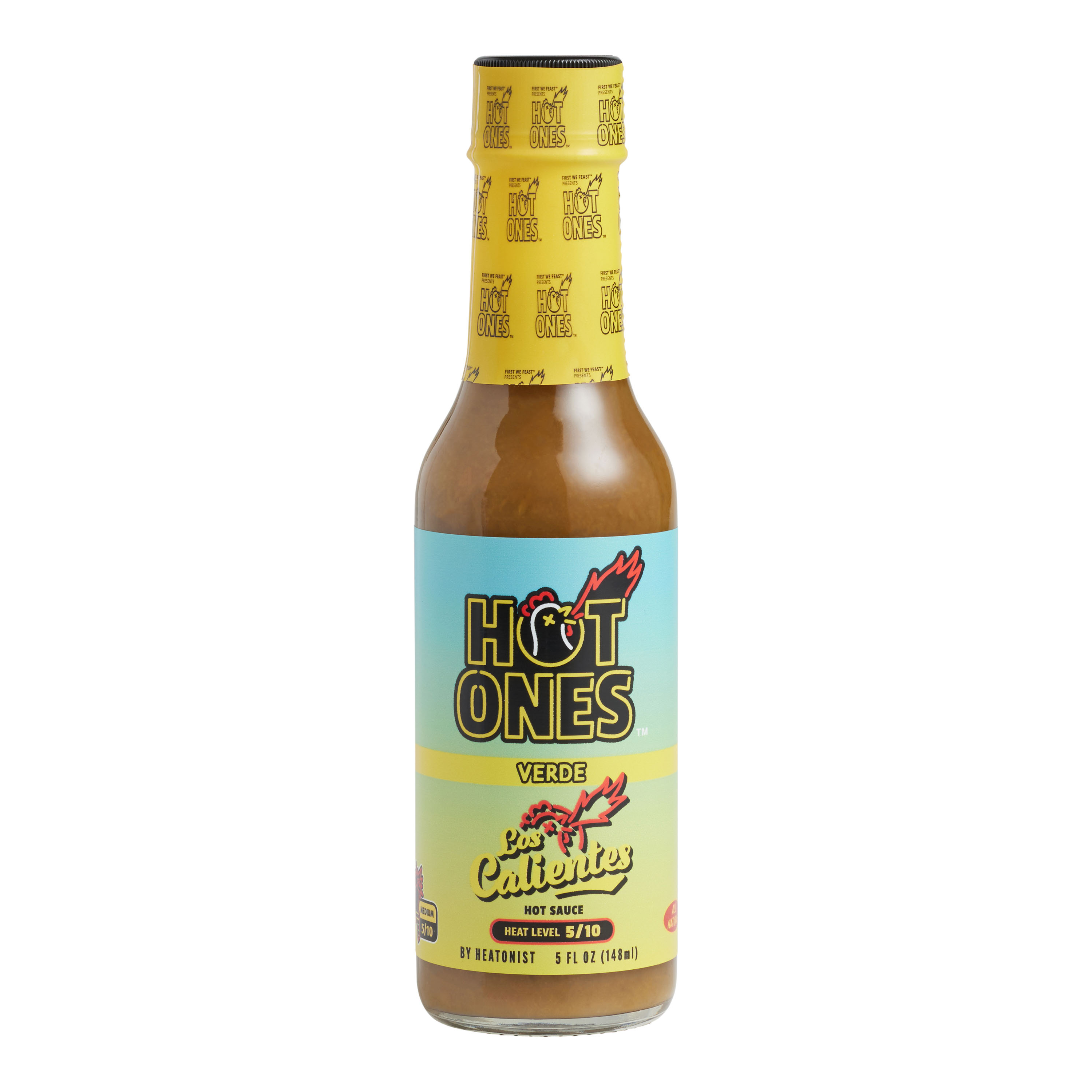 Heatonist Hot Ones Los Calientes Verde Hot Sauce - World Market