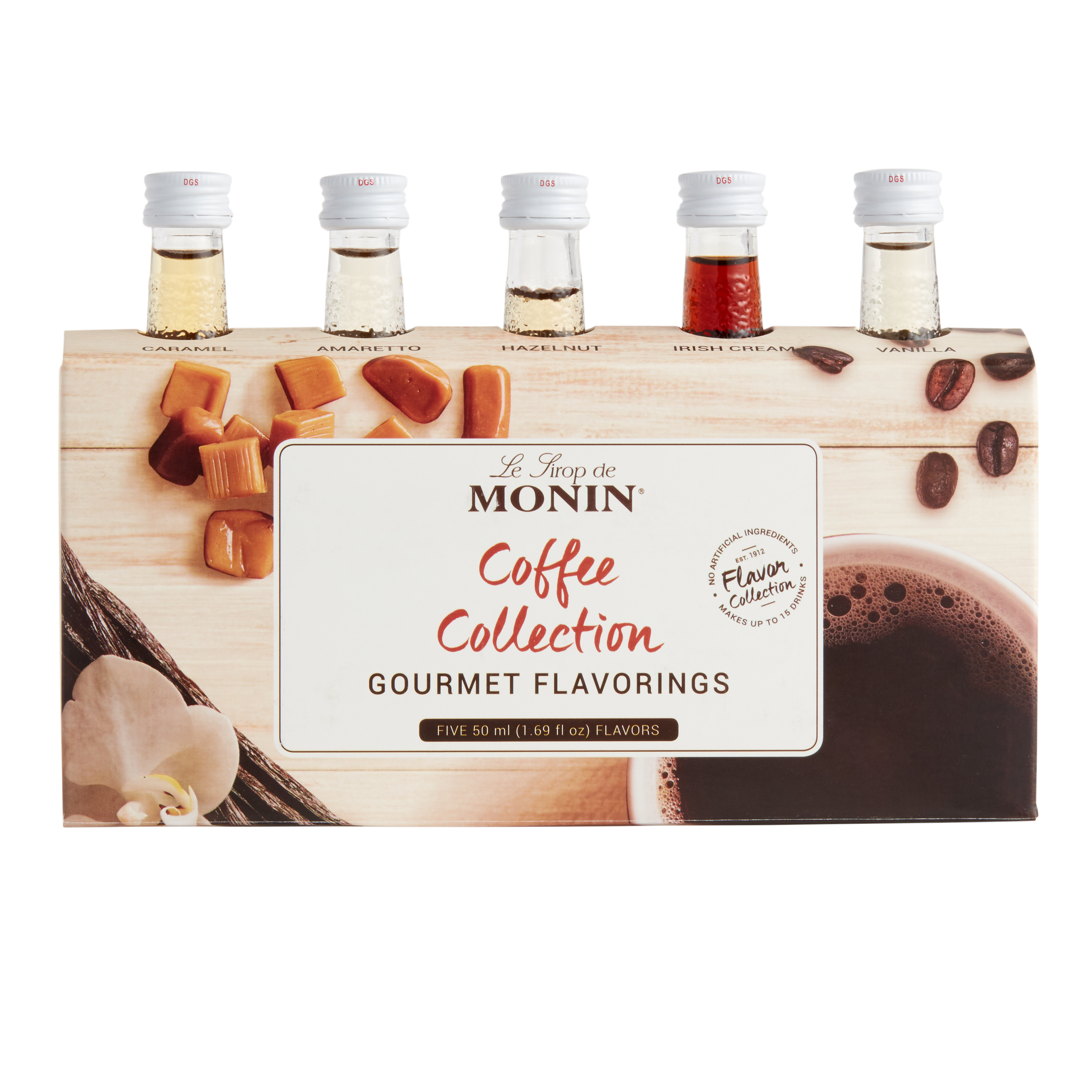 Monin Mini Coffee Collection Syrups 5 Pack - World Market