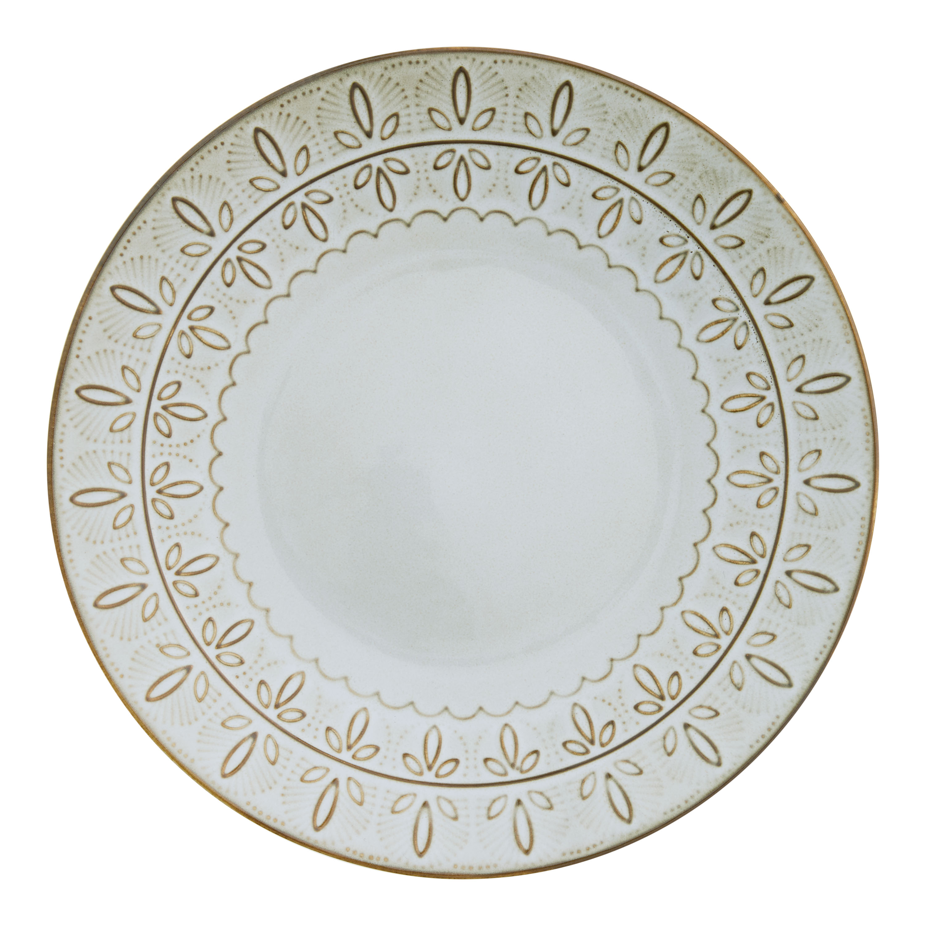 Willow Embossed Dinner Plate - World Market
