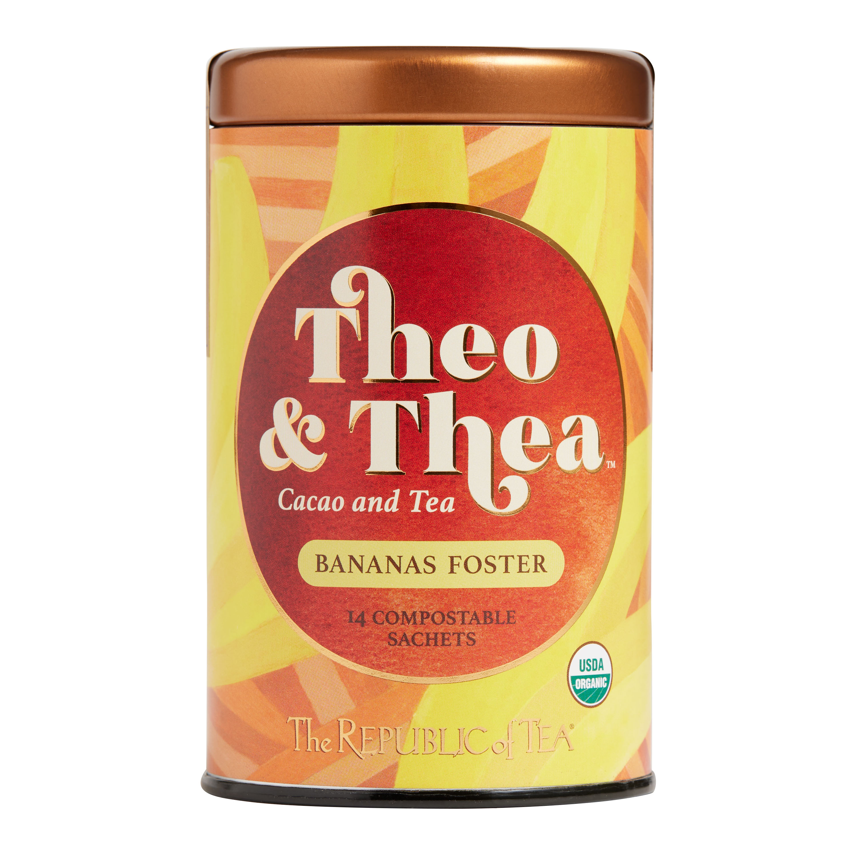 The Republic Of Tea Theo & Thea Bananas Foster Cacao Tea - World Market