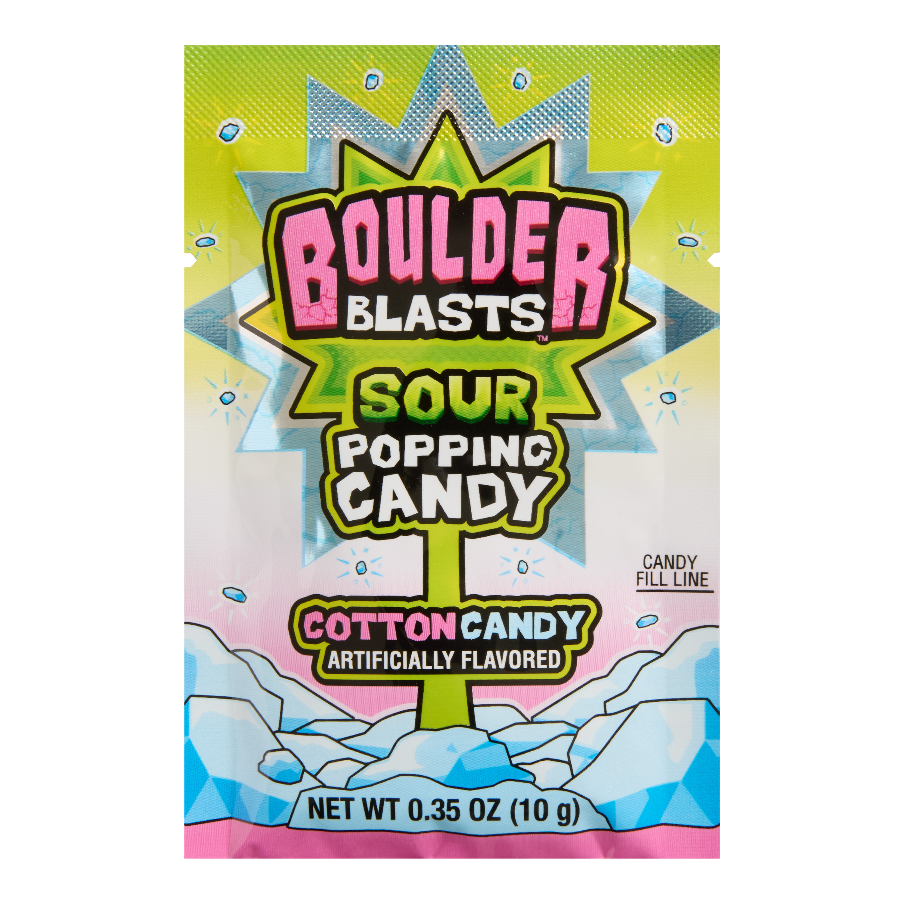 Boulder Blasts Cotton Candy Sour Popping Candy - World Market