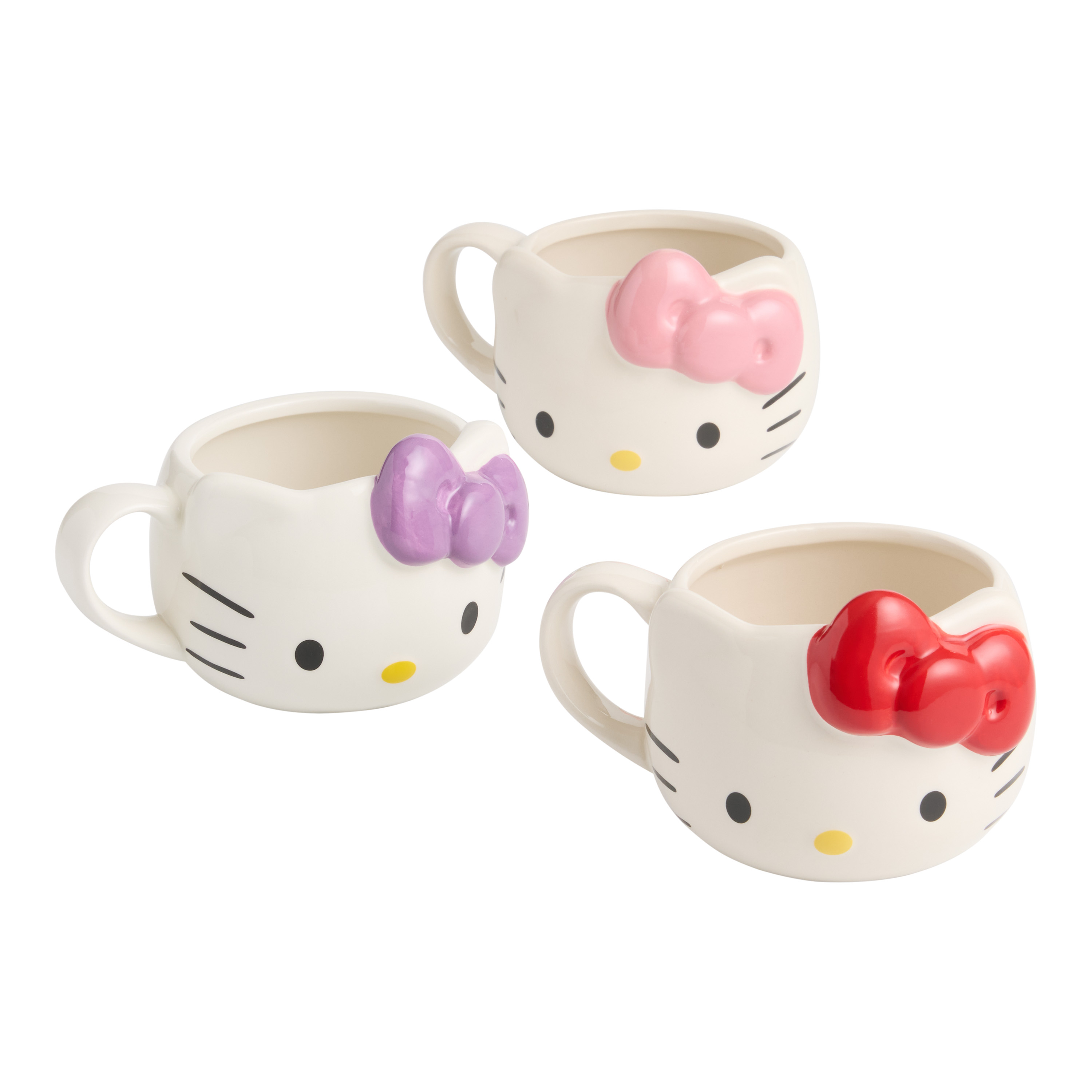 Hello Kitty Face Figural Ceramic Mug - World Market