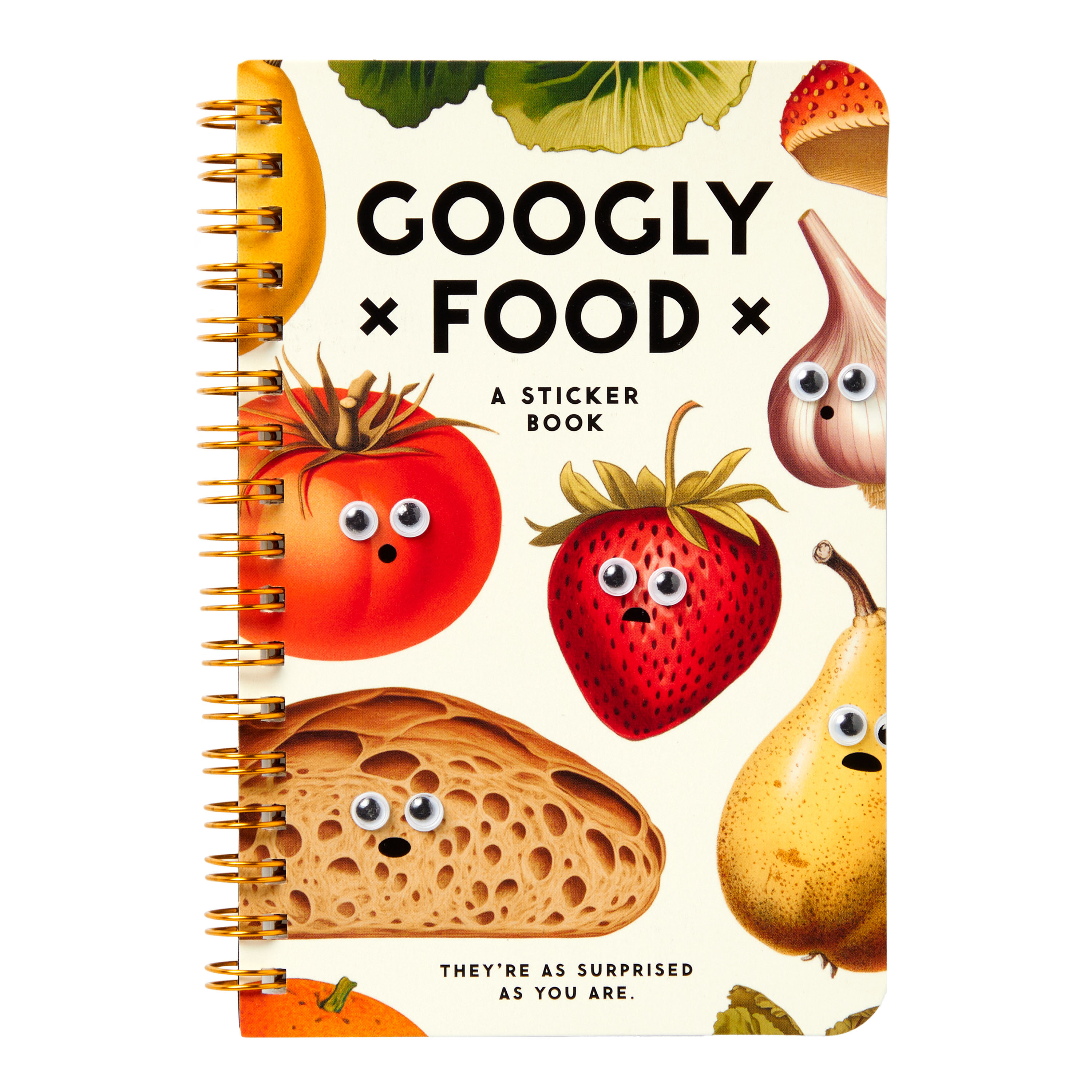 Brass Monkey Googly Food Sticker Book - World Market