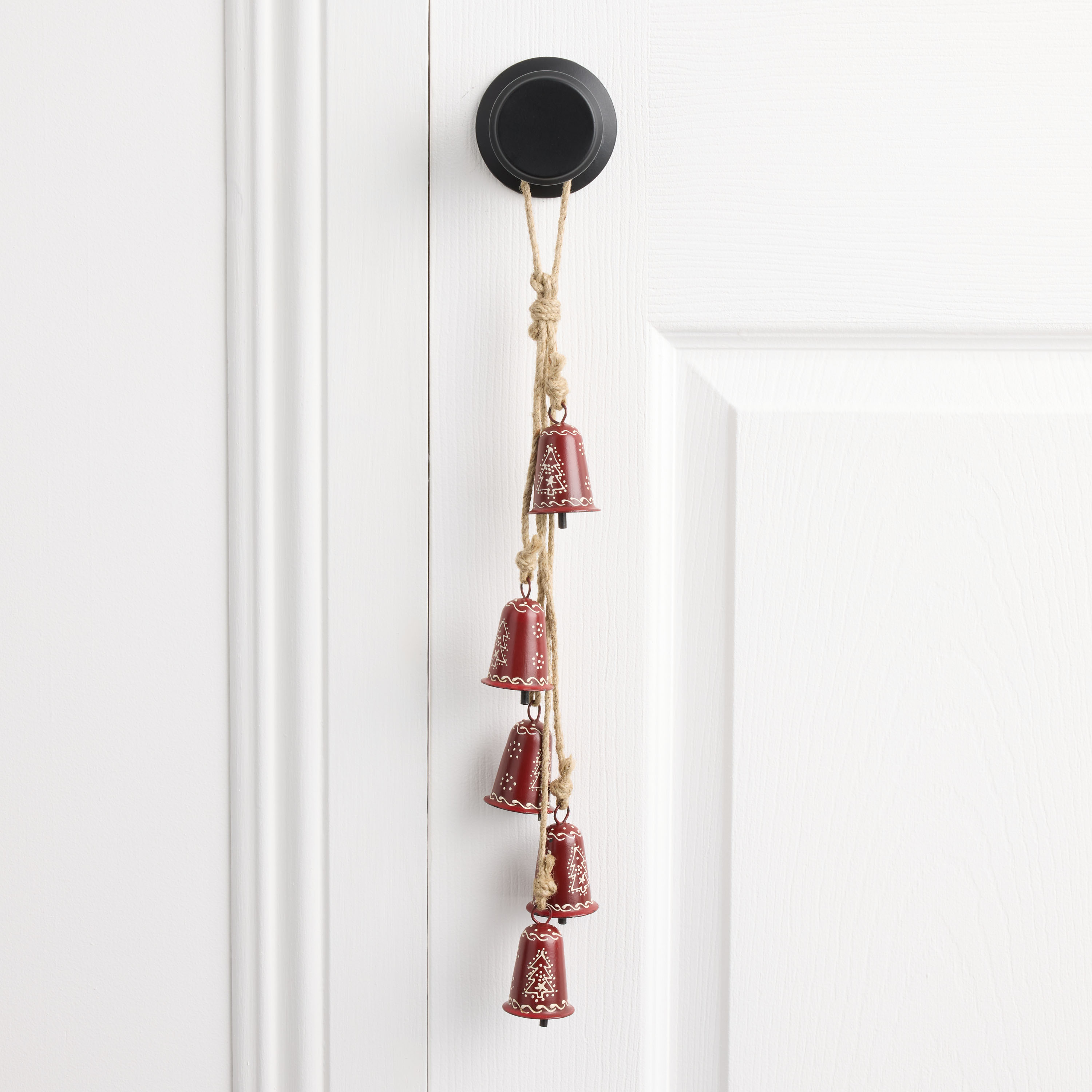 Red Metal Bell Cluster Hanging Decor - World Market
