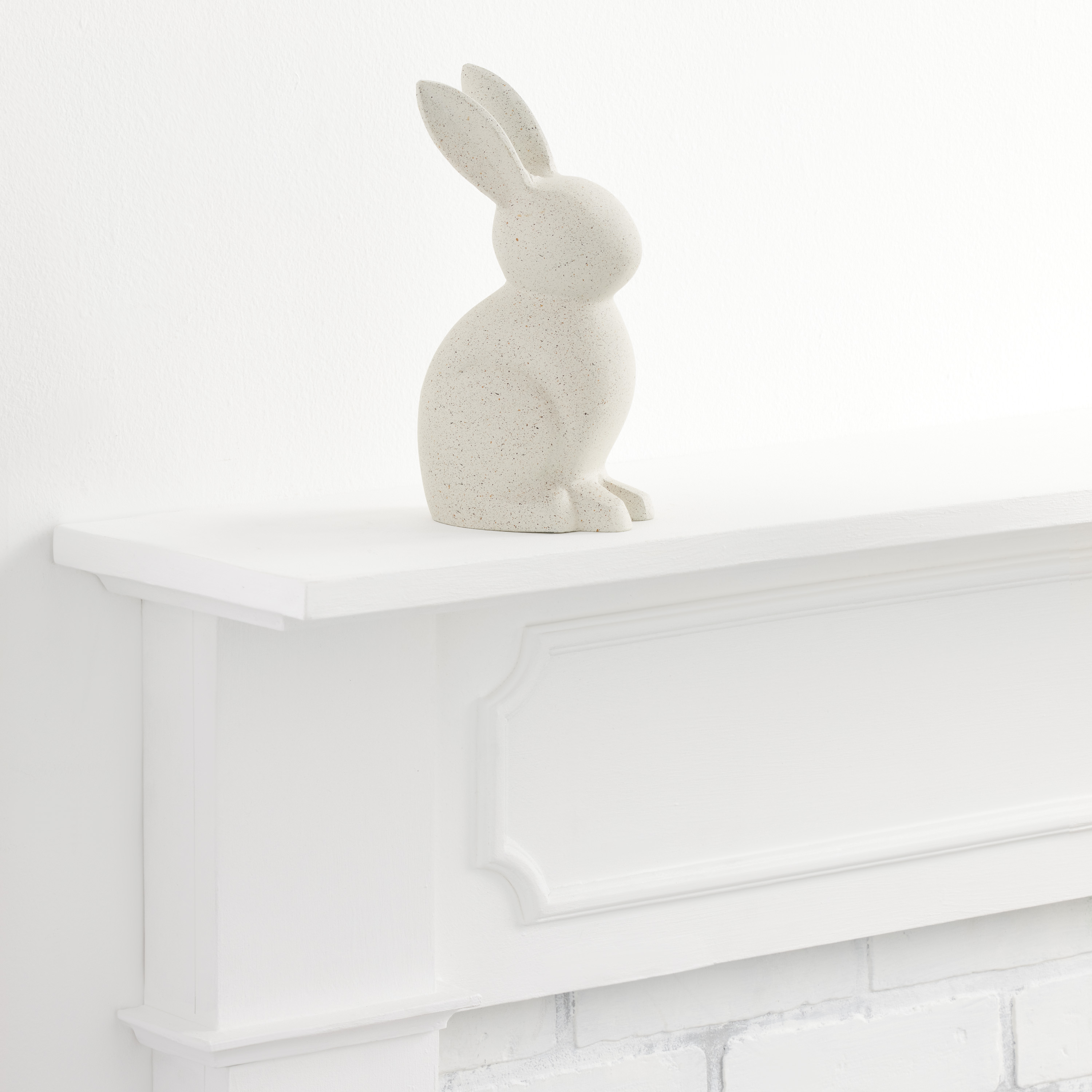 Speckled Cream Ceramic Rabbit Decor - World Market
