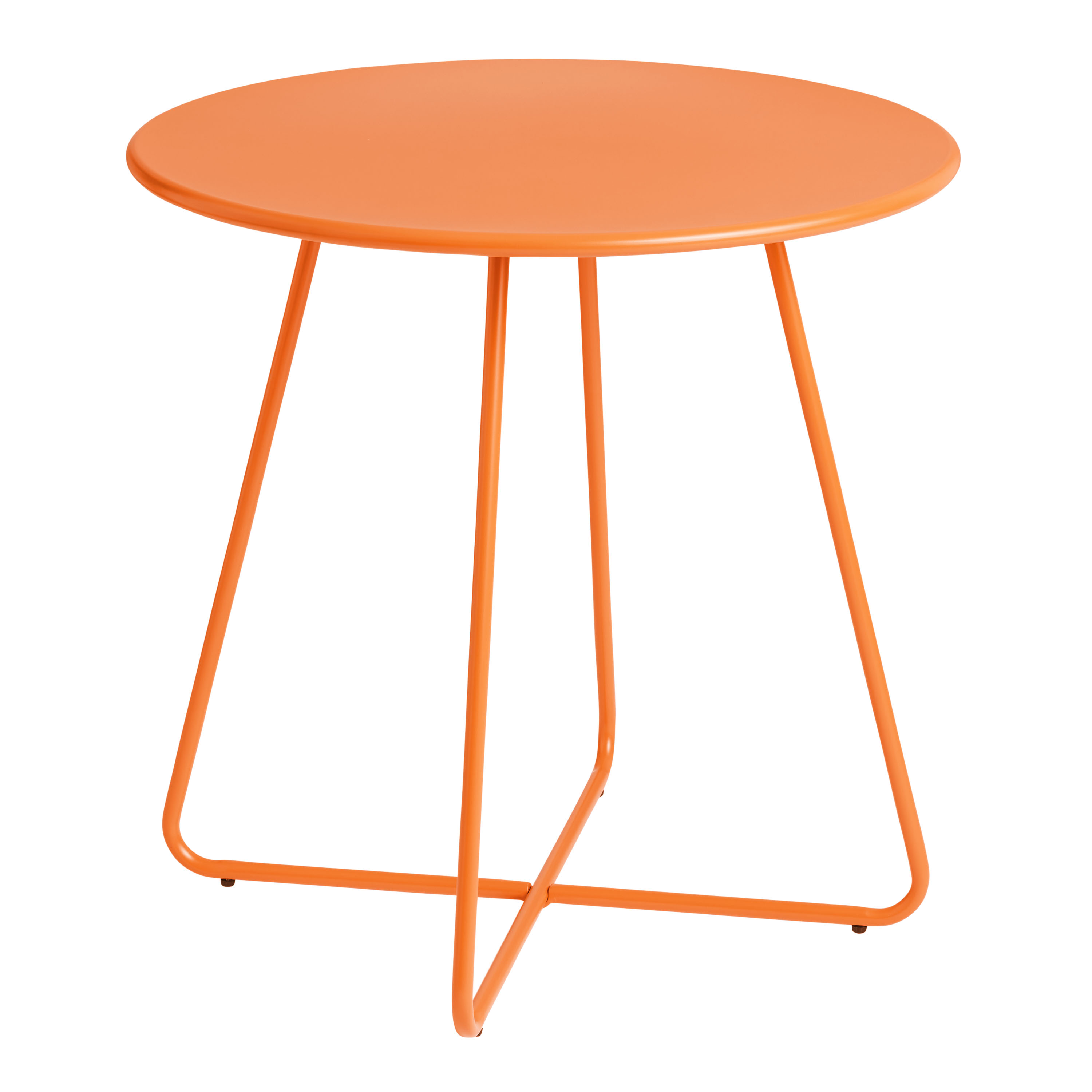 Monteria Round Steel X Base Outdoor Bistro Table - World Market
