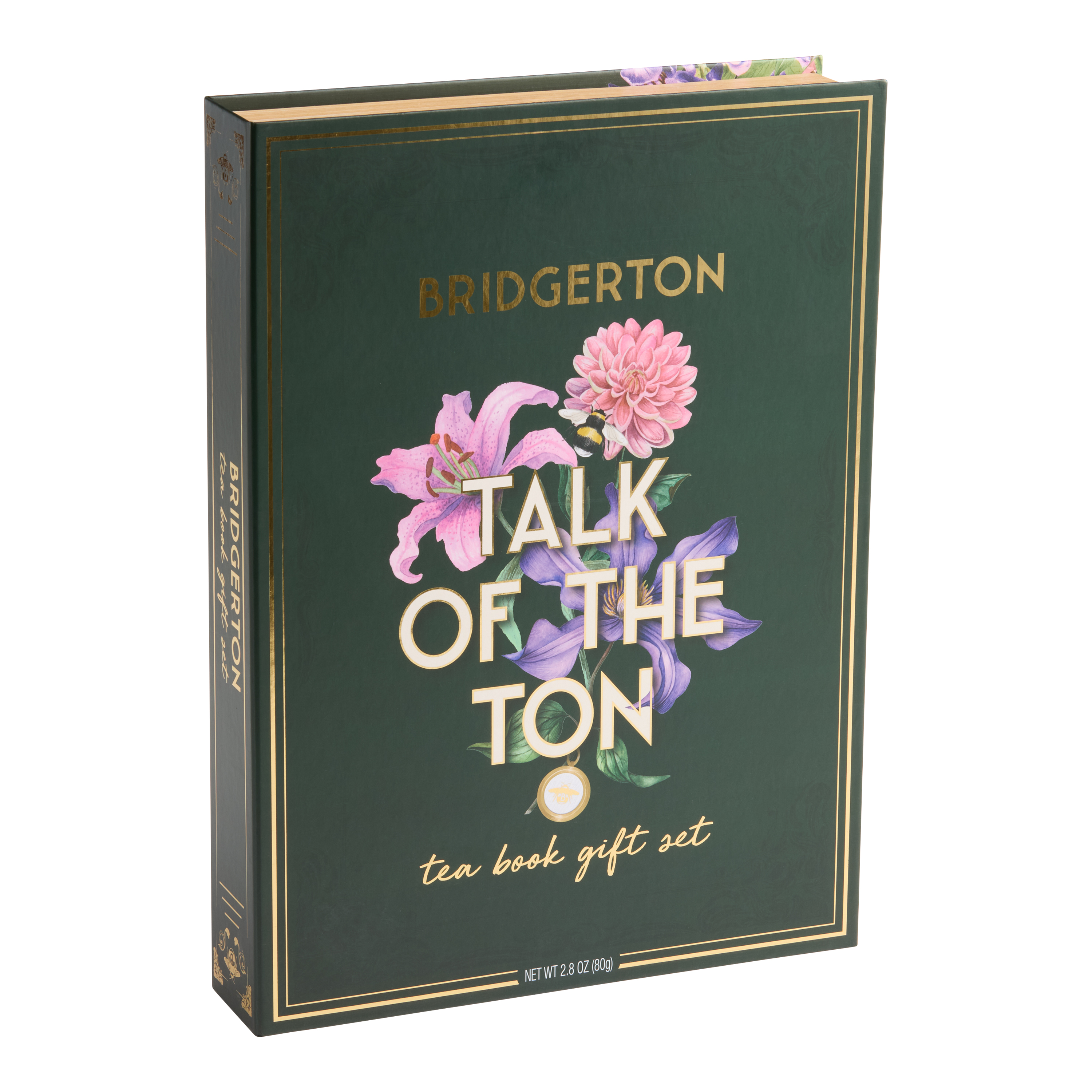 Bridgerton Talk of the Ton Tea Book Gift Set - World Market