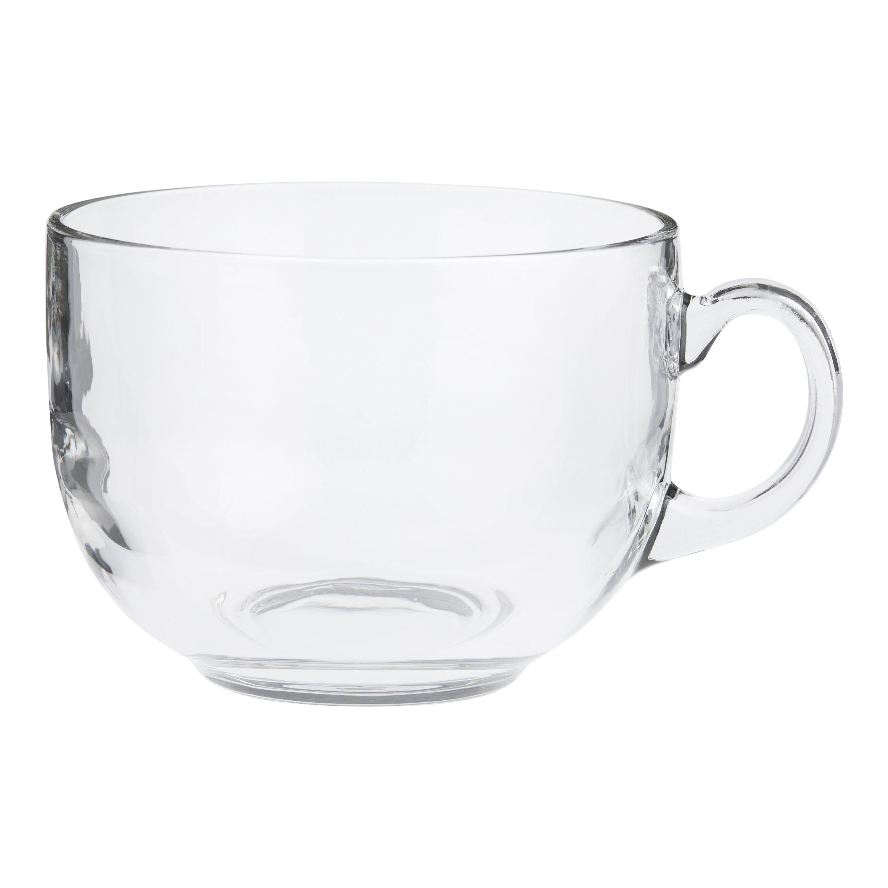 Oversized Clear Glass Mug - World Market