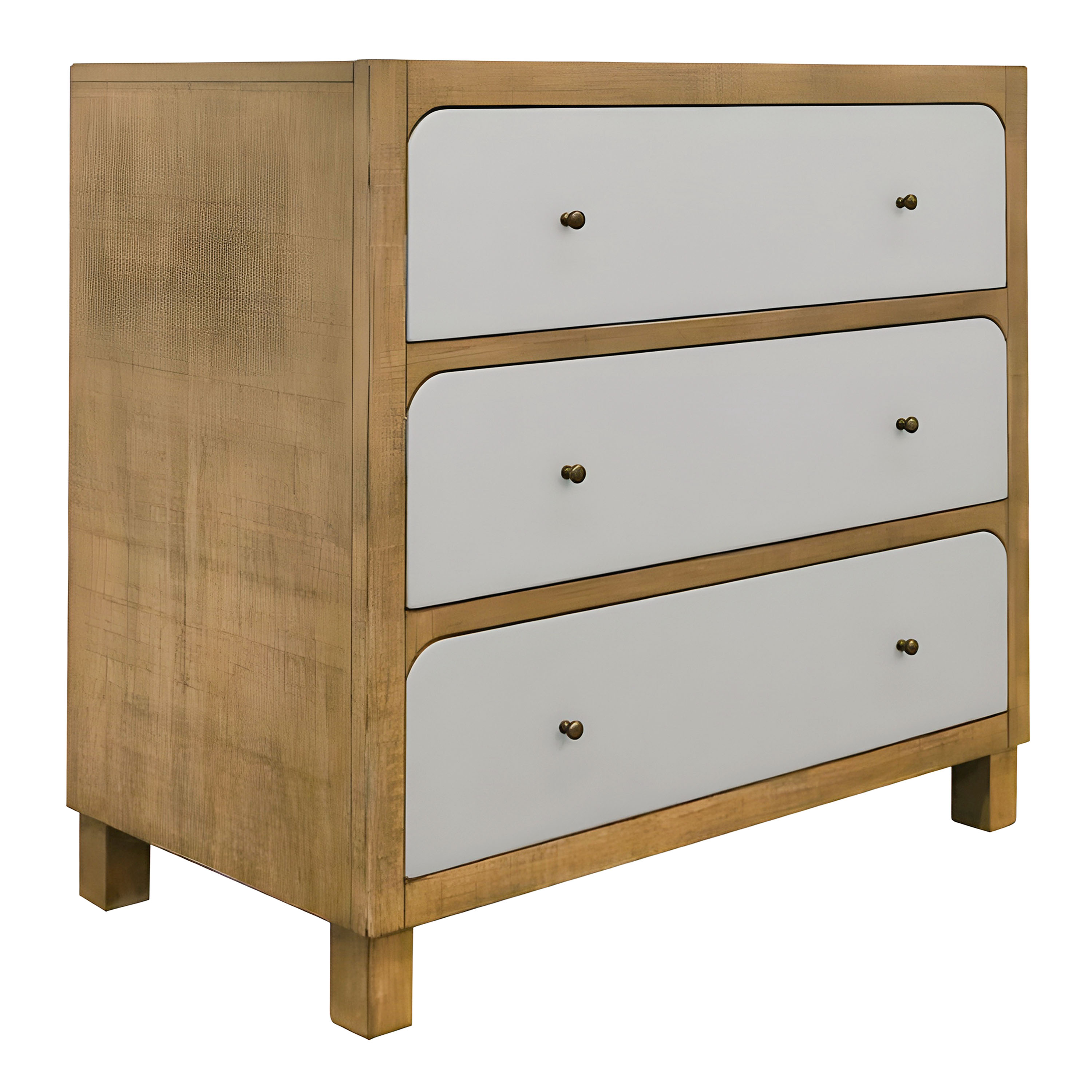 Frye Brown and Gray Mahogany Wood Dresser World Market
