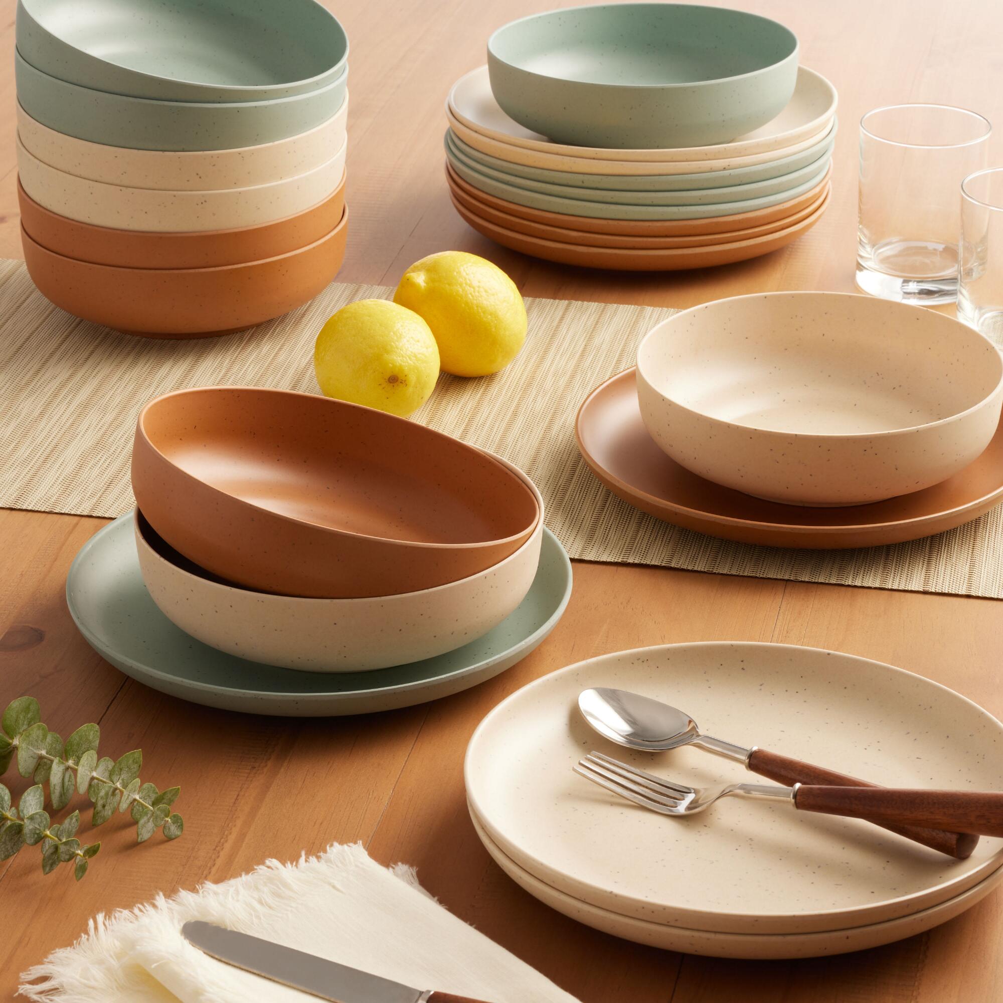 Upcycle Bamboo Fiber Dinnerware Collection - World Market