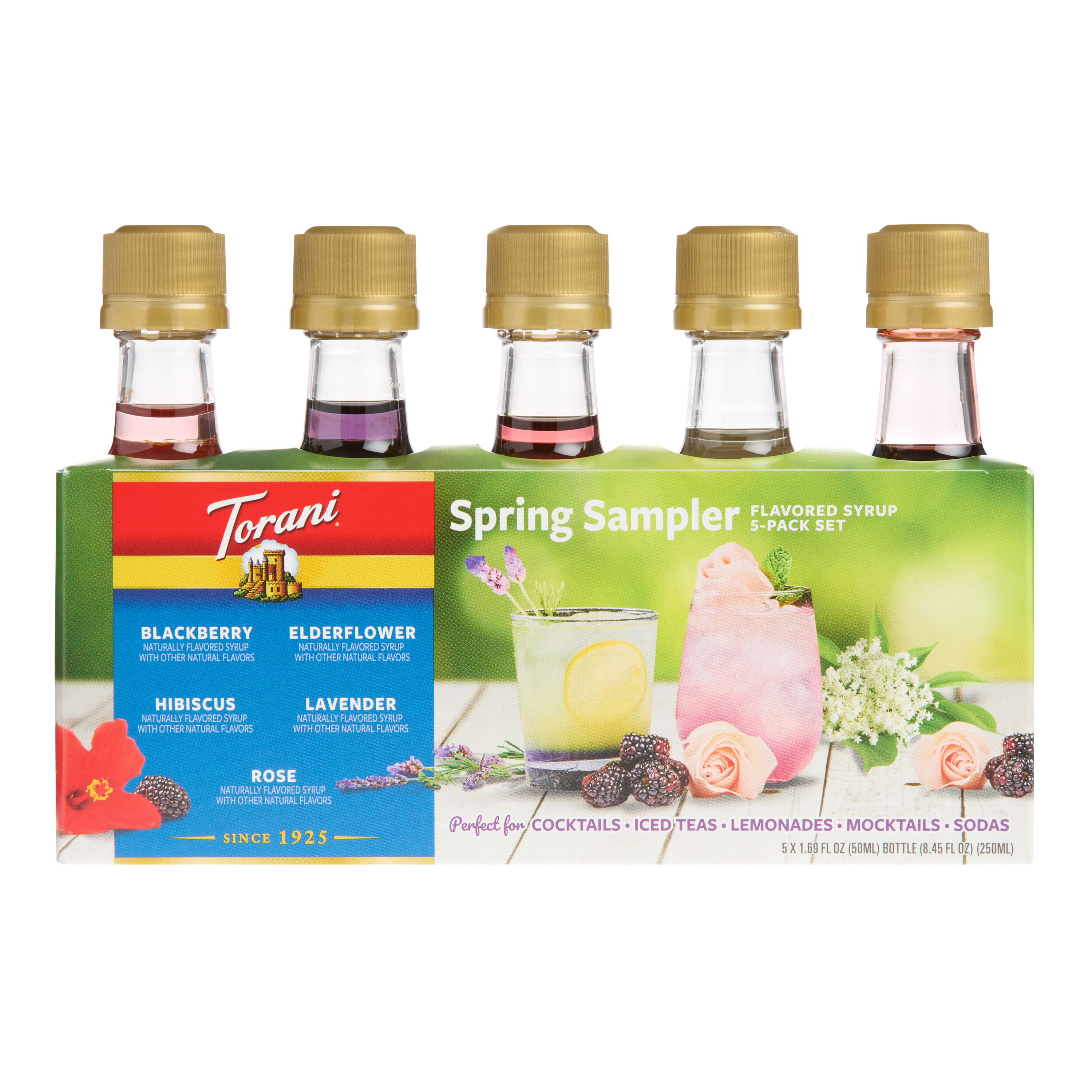 Torani Mini Spring Syrup Sampler 5 Pack - World Market