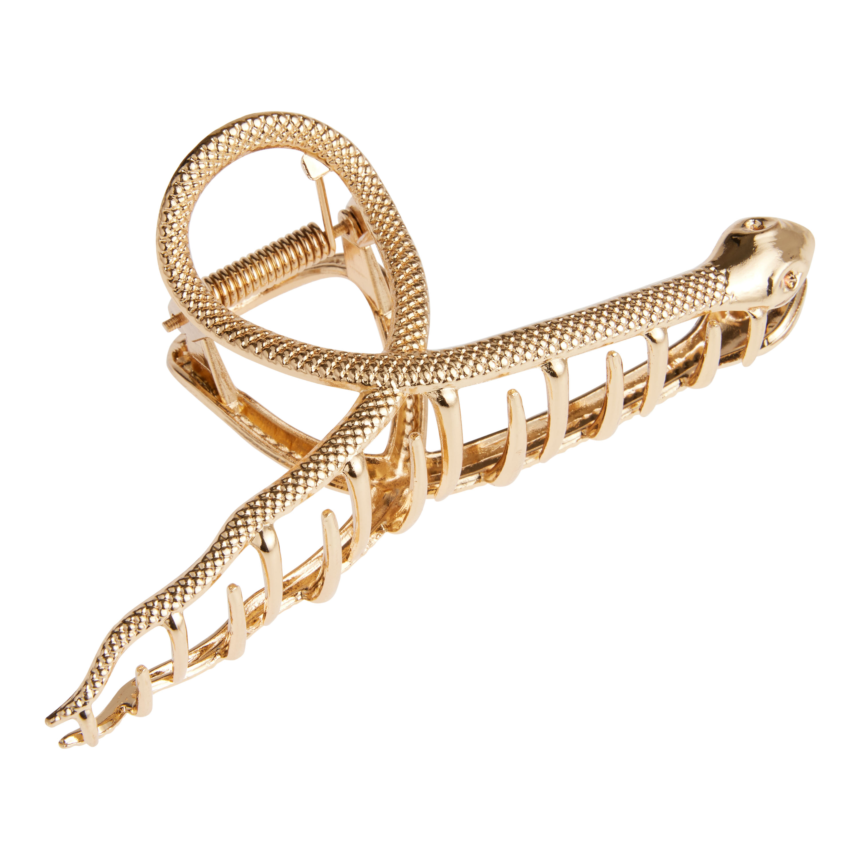Gold Metal Snake Claw Clip - World Market