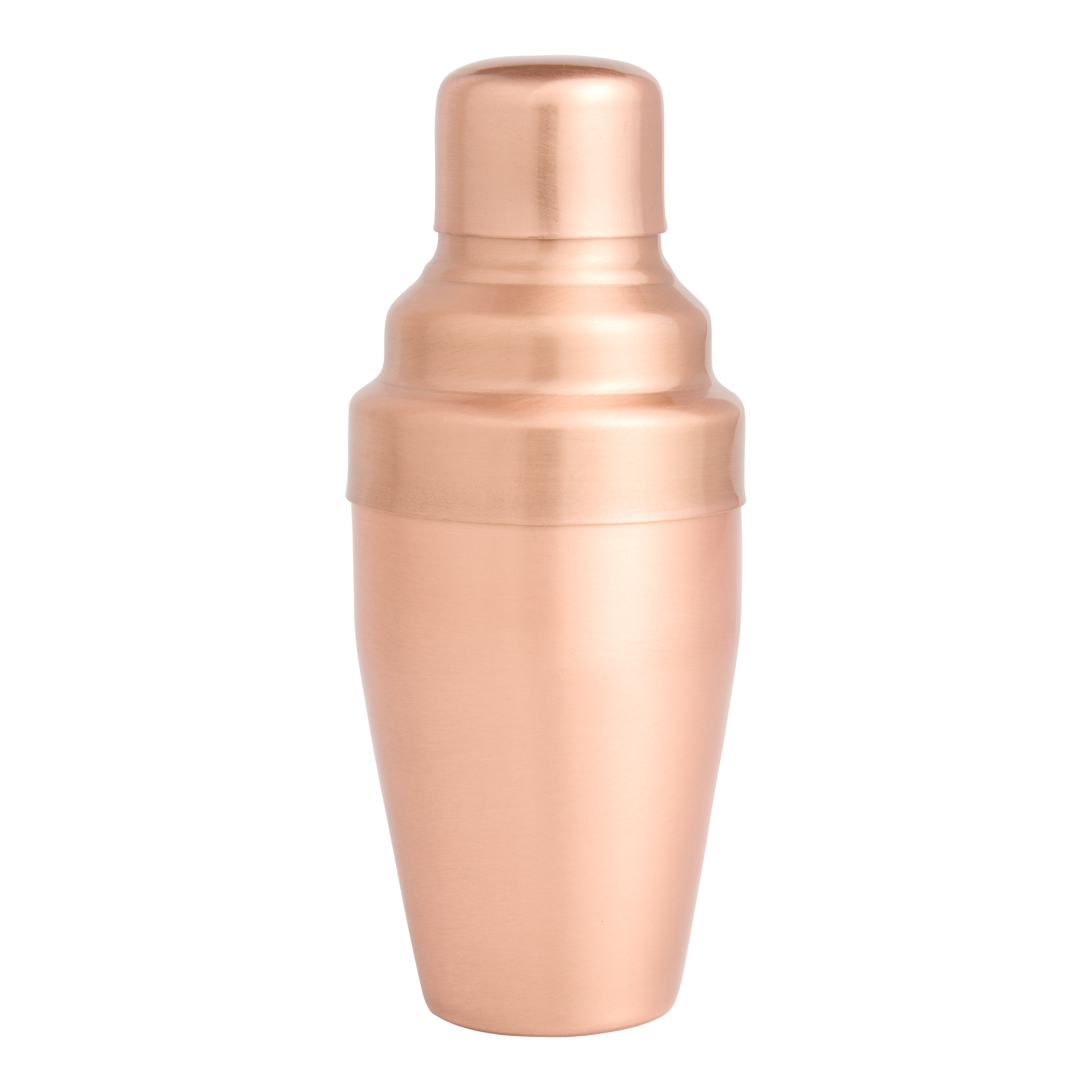 Mini Copper Stainless Steel Cocktail Shaker - World Market