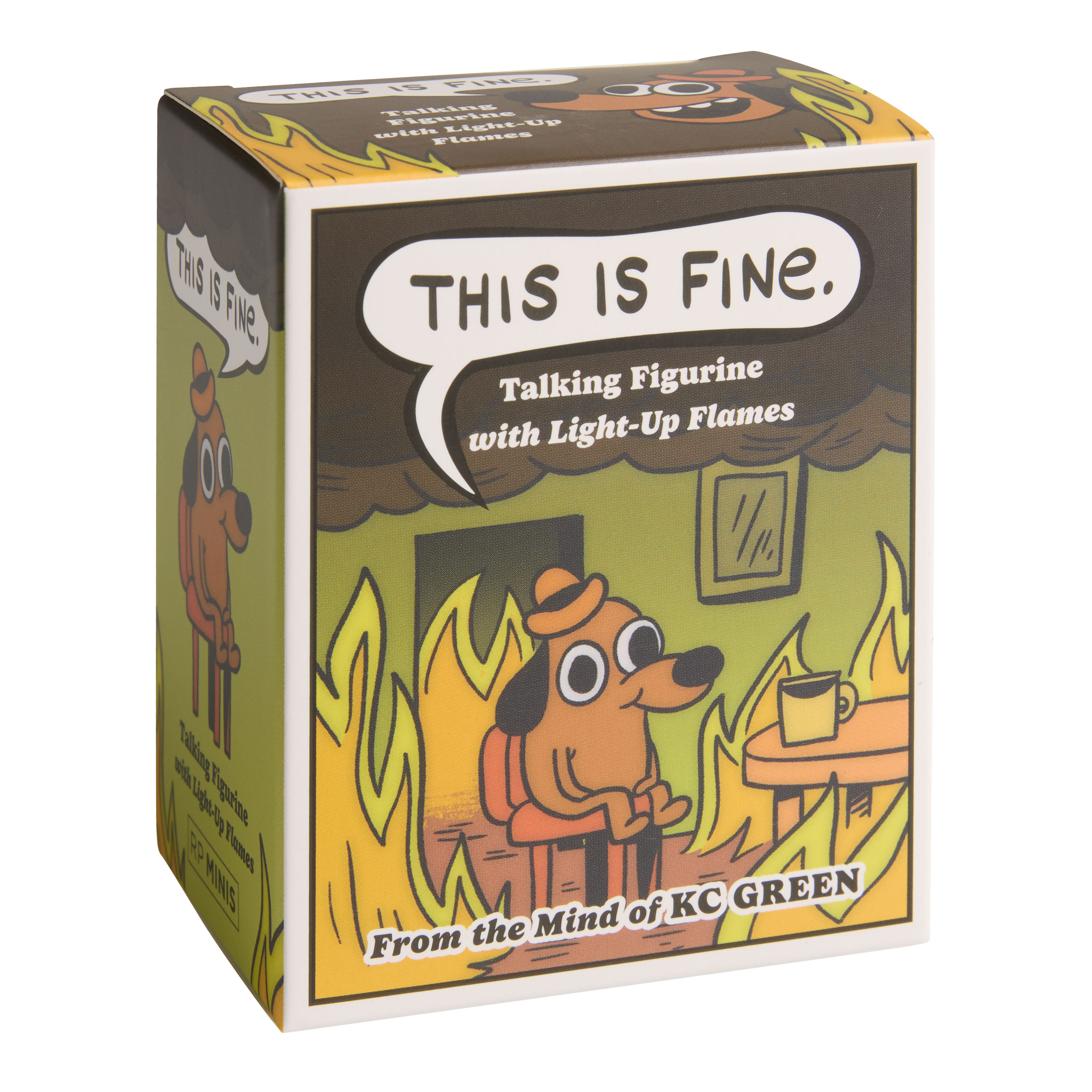 This Is Fine Talking Figurine Mini Kit - World Market