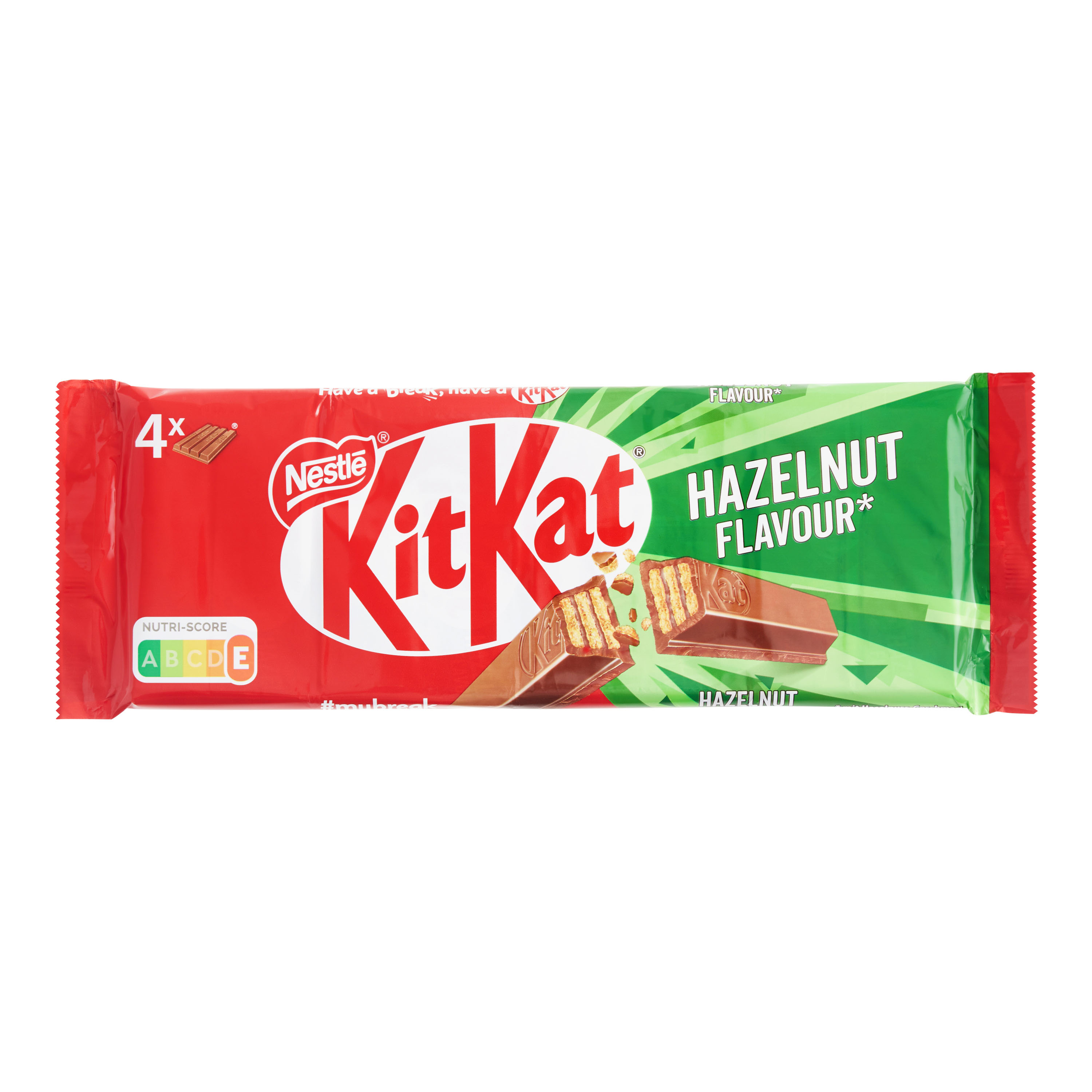 Nestle Kit Kat Chunky Hazelnut Wafer Bar 4 Piece - World Market