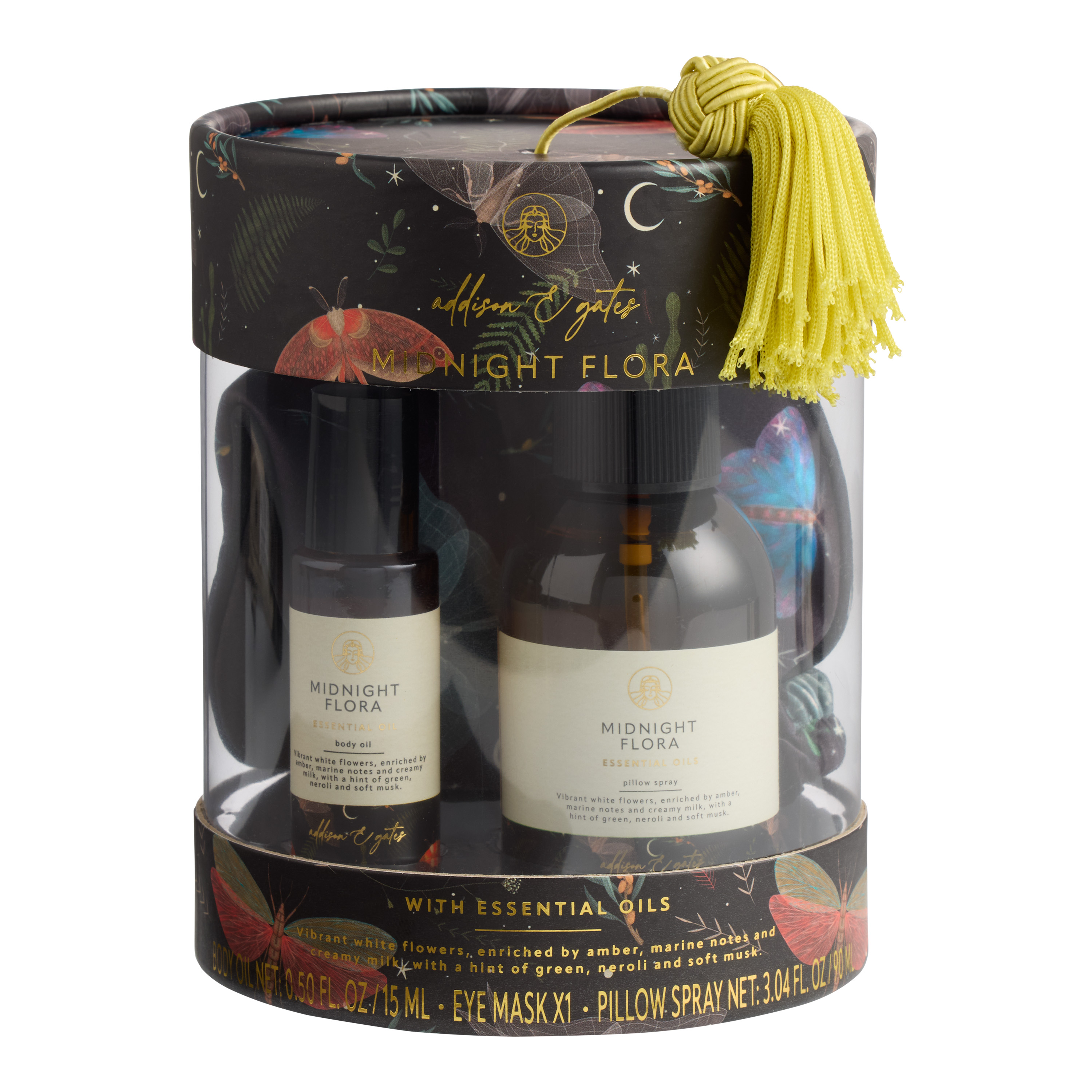 A&G Midnight Flora Sleep Kit Gift Set 3 Piece - World Market
