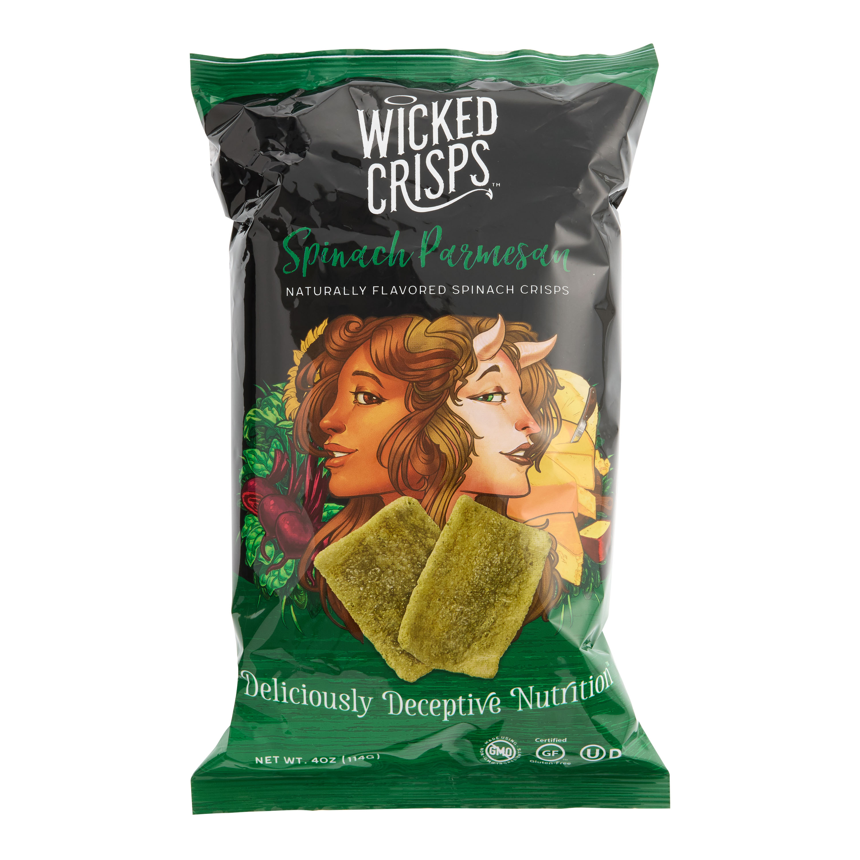 Wicked Spinach Parmesan Crisps - World Market