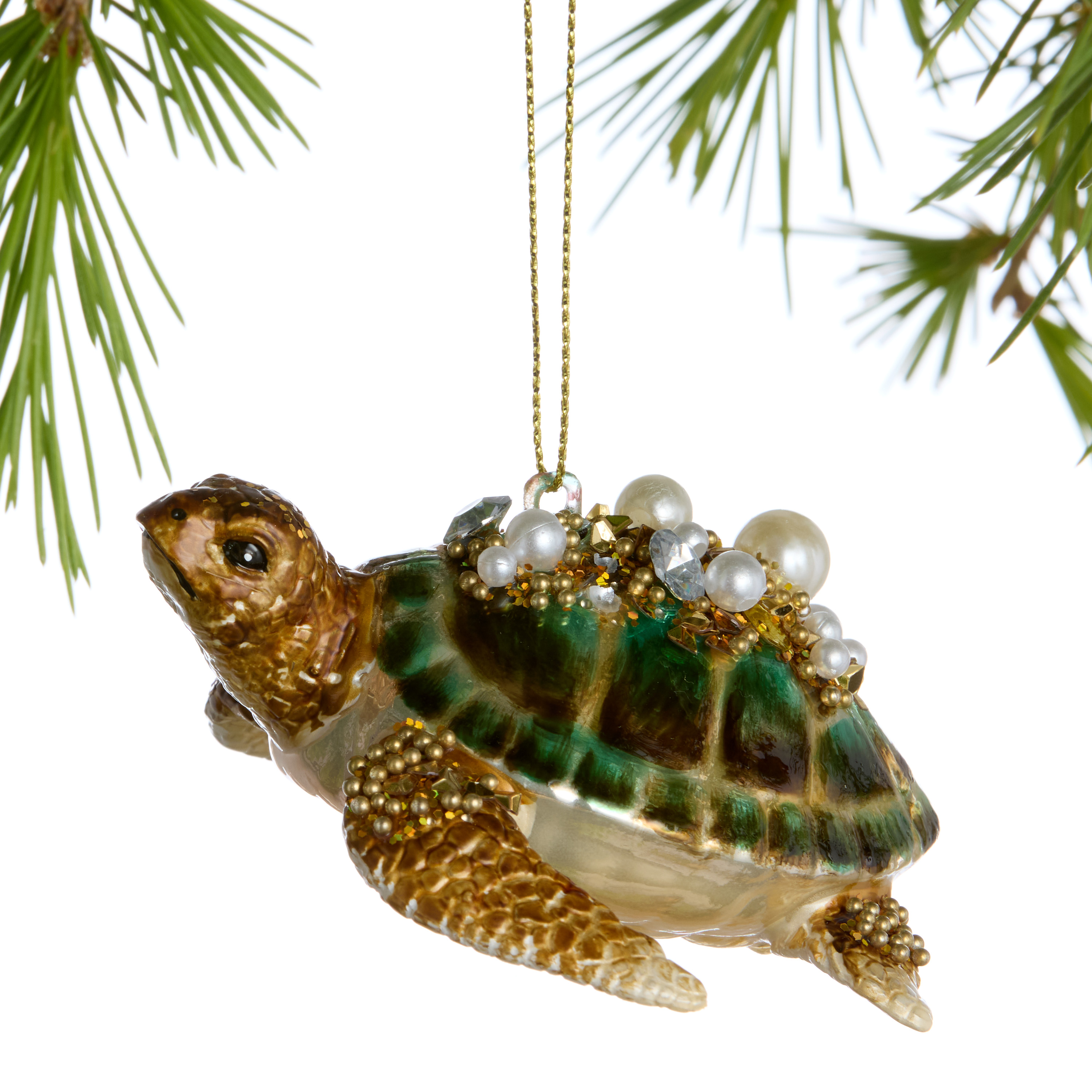 Glass Embellished Turtle Ornament - World Market
