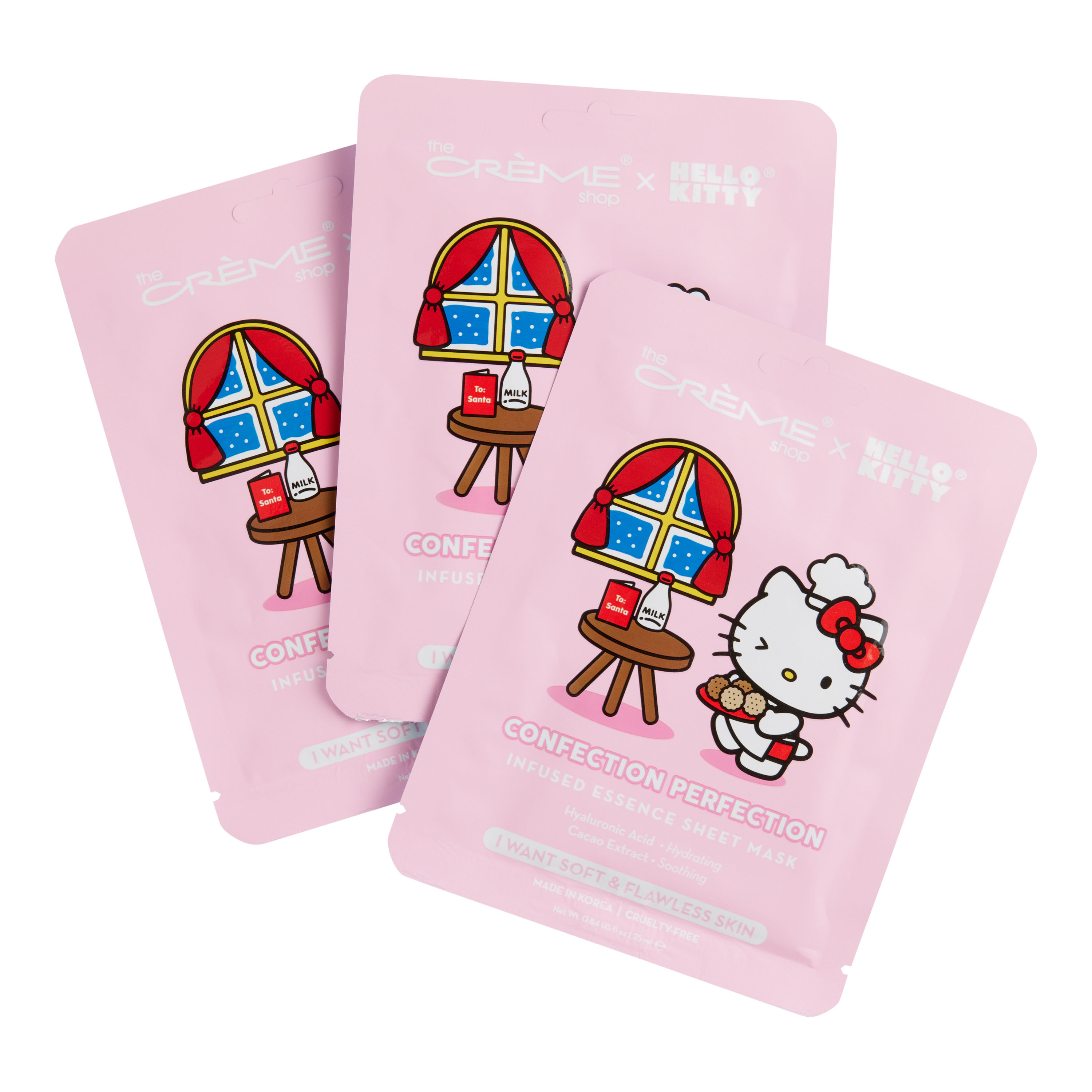 Creme Shop Hello Kitty Confection Sheet Mask 3 Pack - World Market