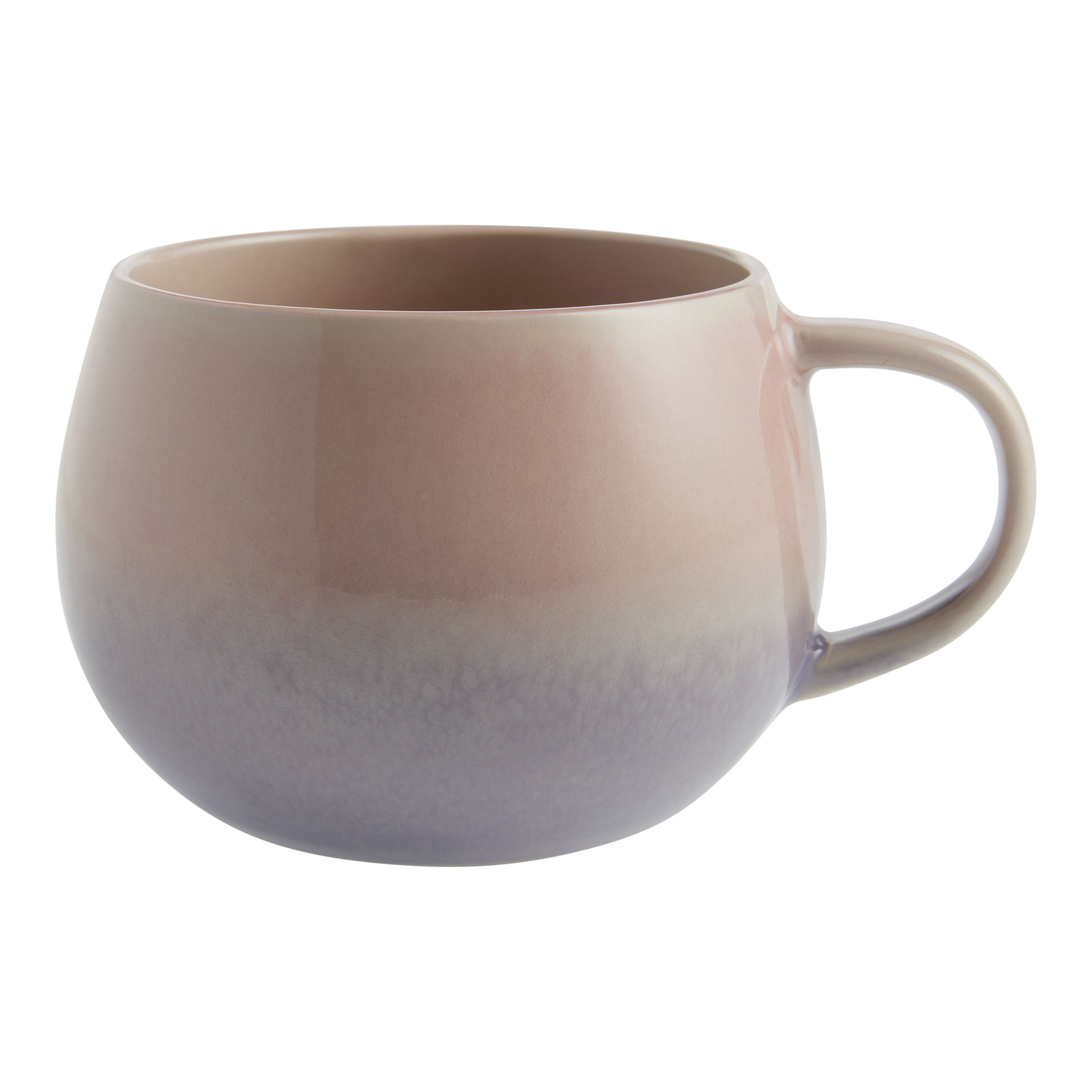 Oversized Muted Ombre Reactive Glaze Ceramic Mug - World Market