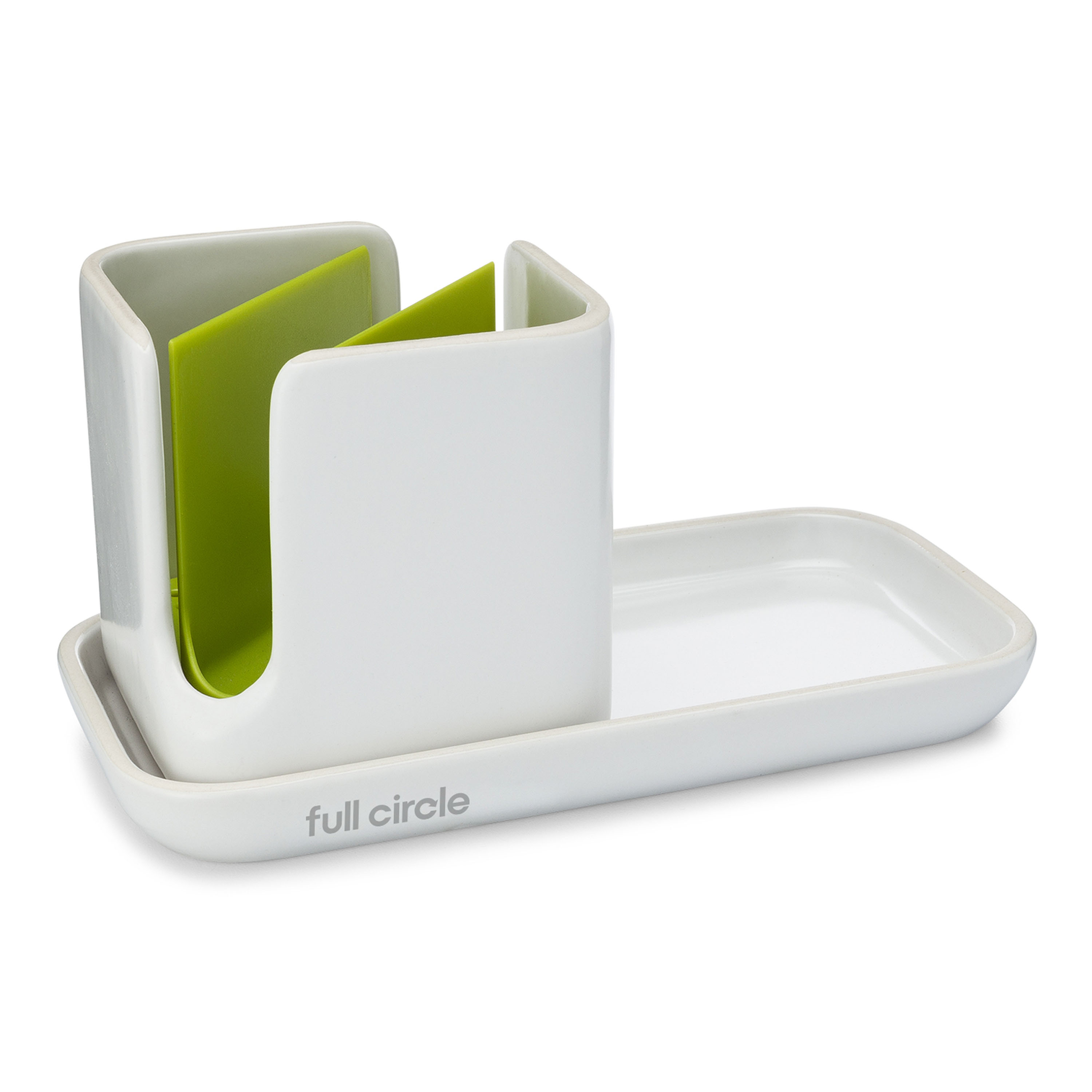 Full Circle Green Stash Modular Ceramic Sinkside Organizer - World Market