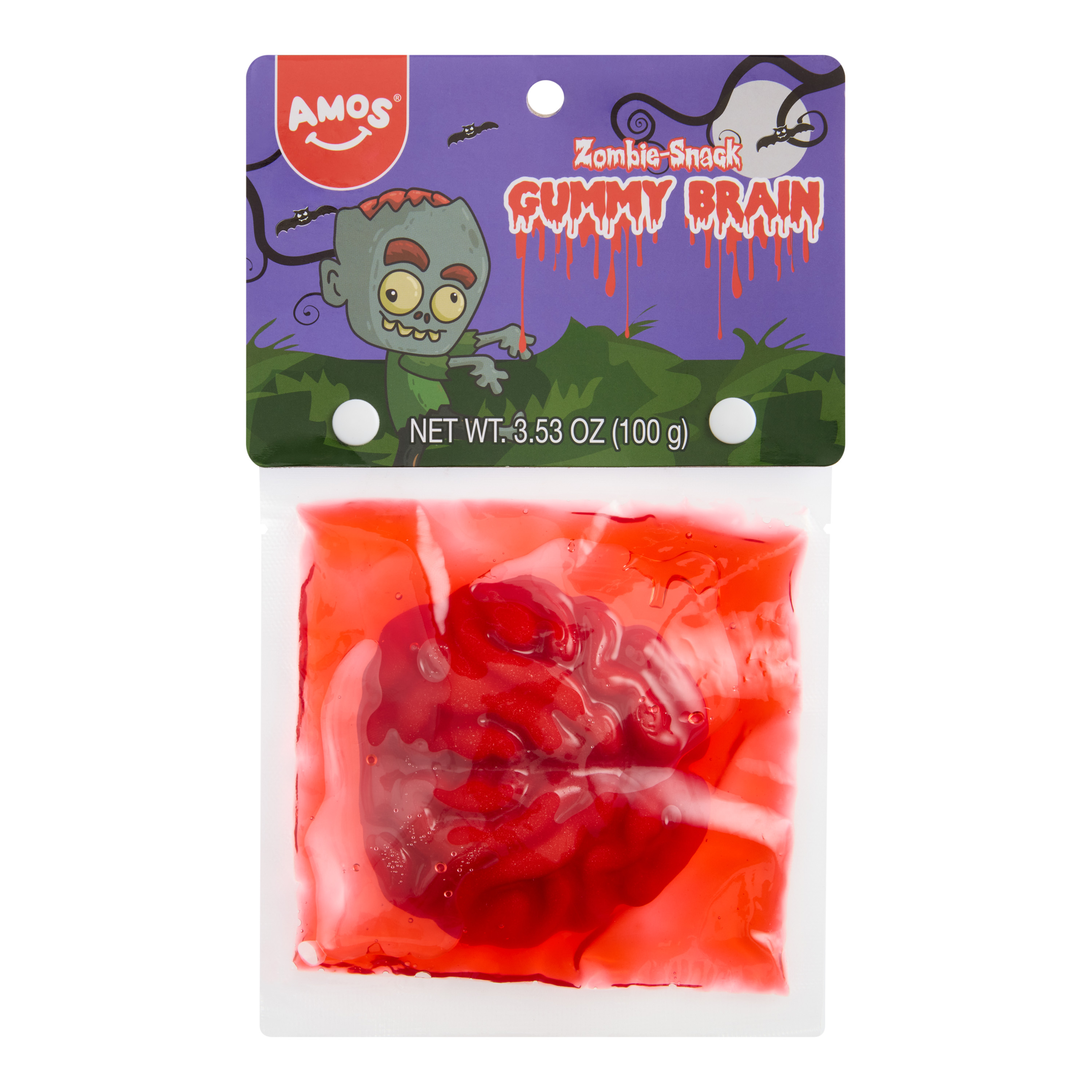Amos Zombie Snack Gummy Brain - World Market
