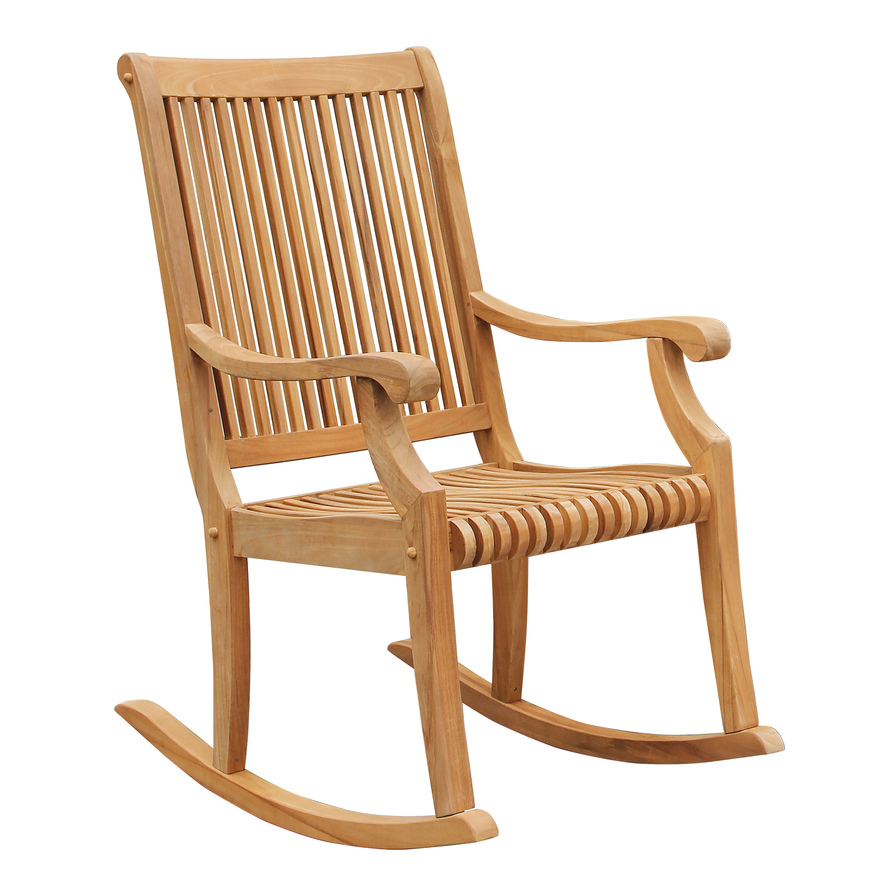Vero Teak Wood Rocking Chair - World Market