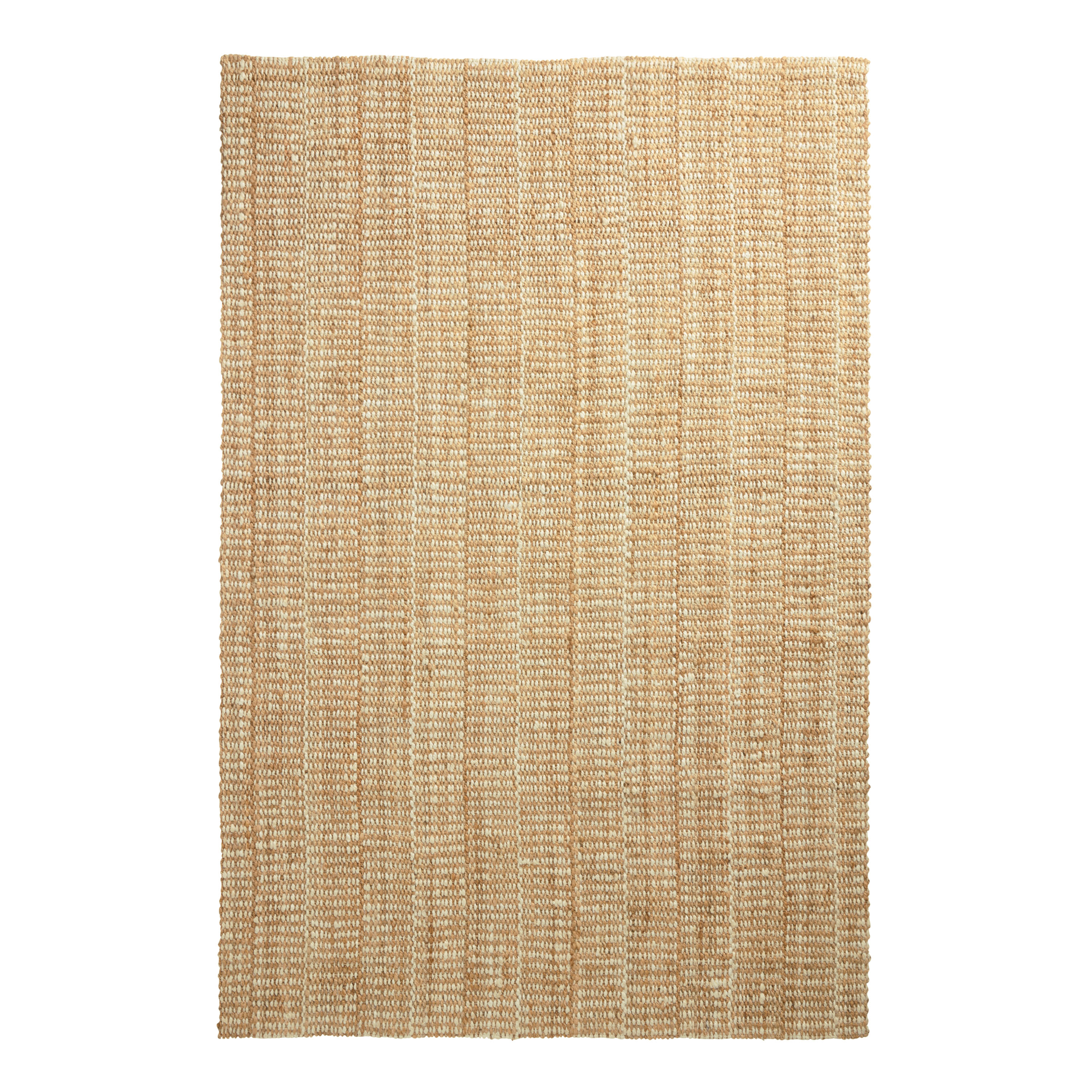 Monterey Two Tone Undyed Natural Jute Area Rug - World Market
