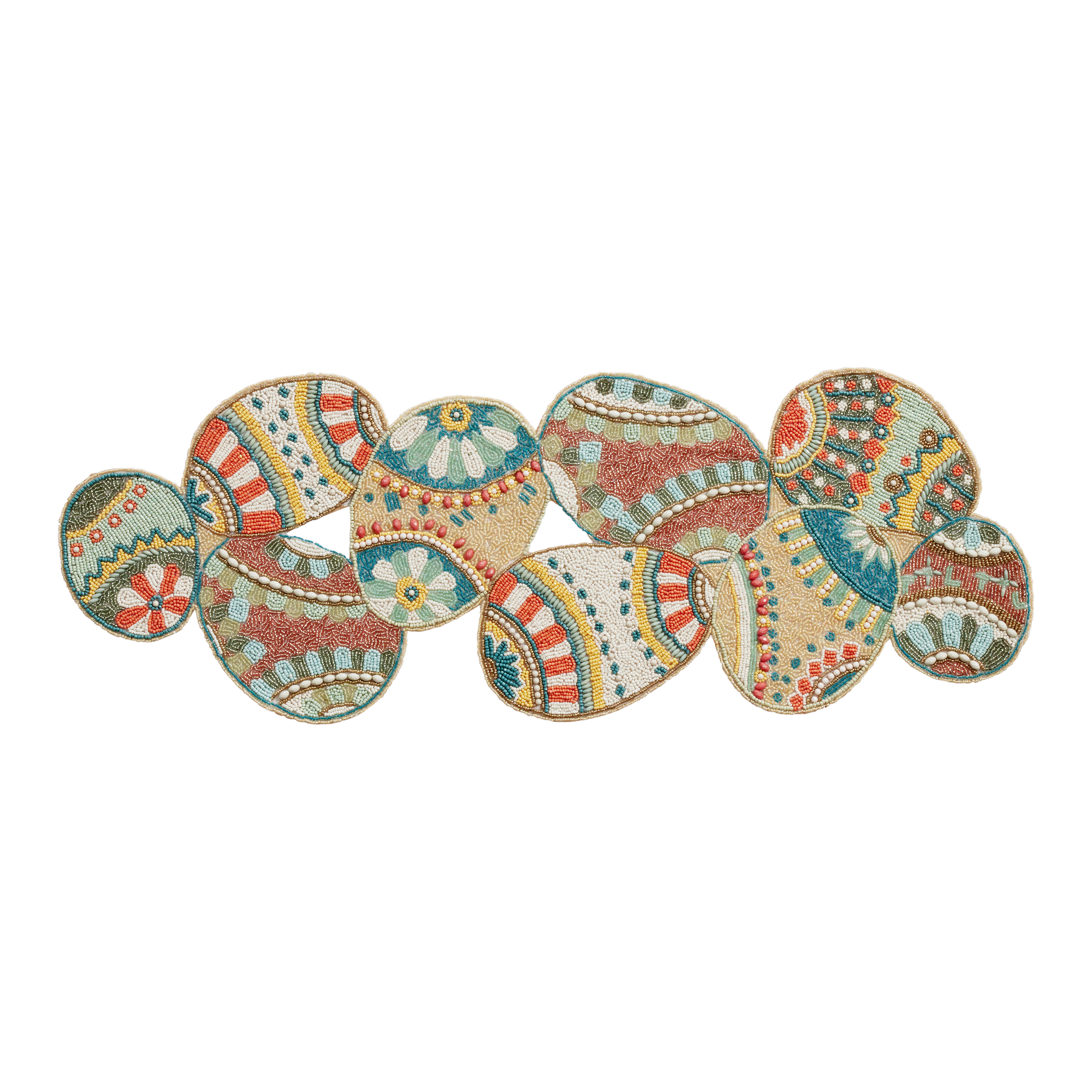 Pastel Easter Egg Beaded Table Runner - World Market