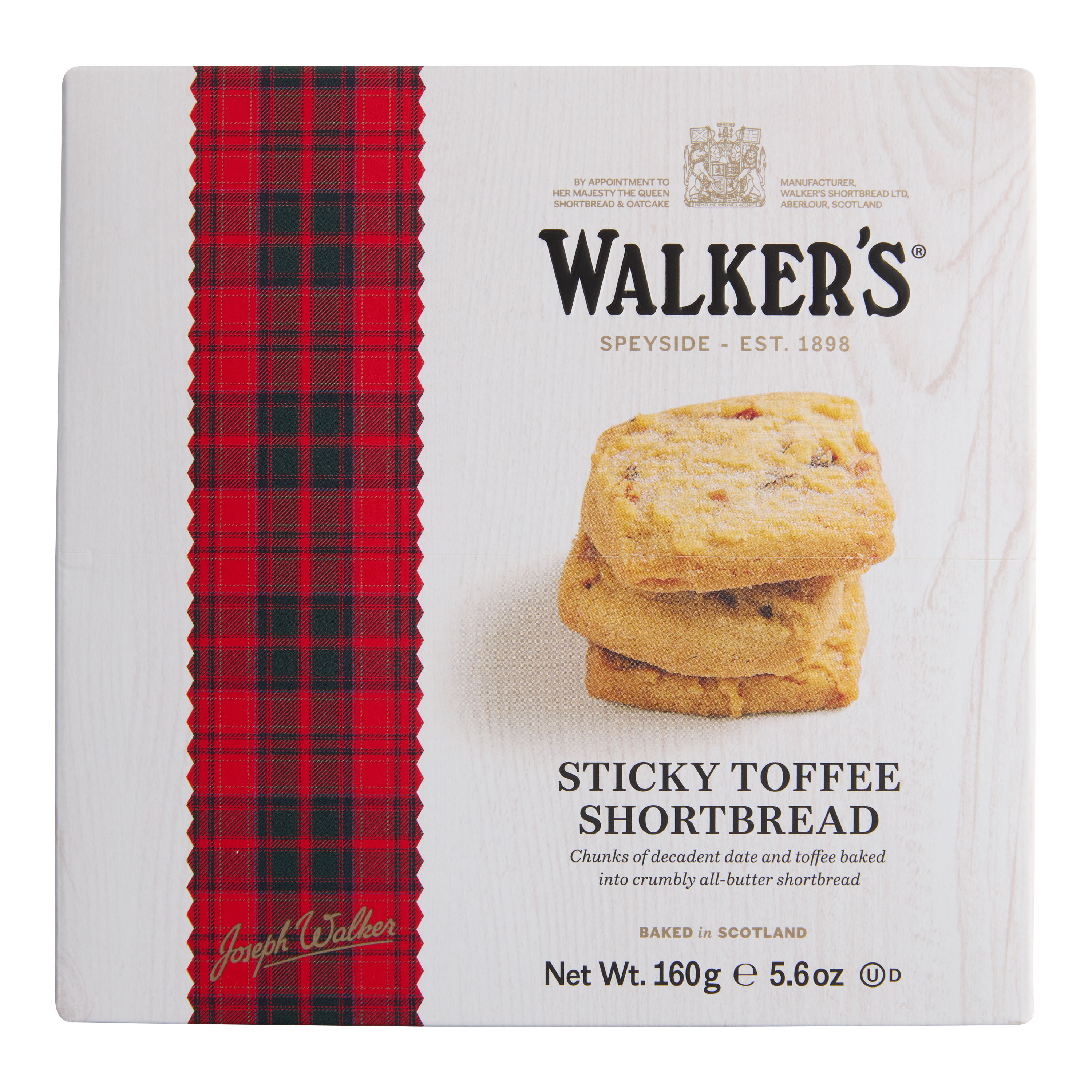 Walker's Sticky Toffee Shortbread Biscuits - World Market