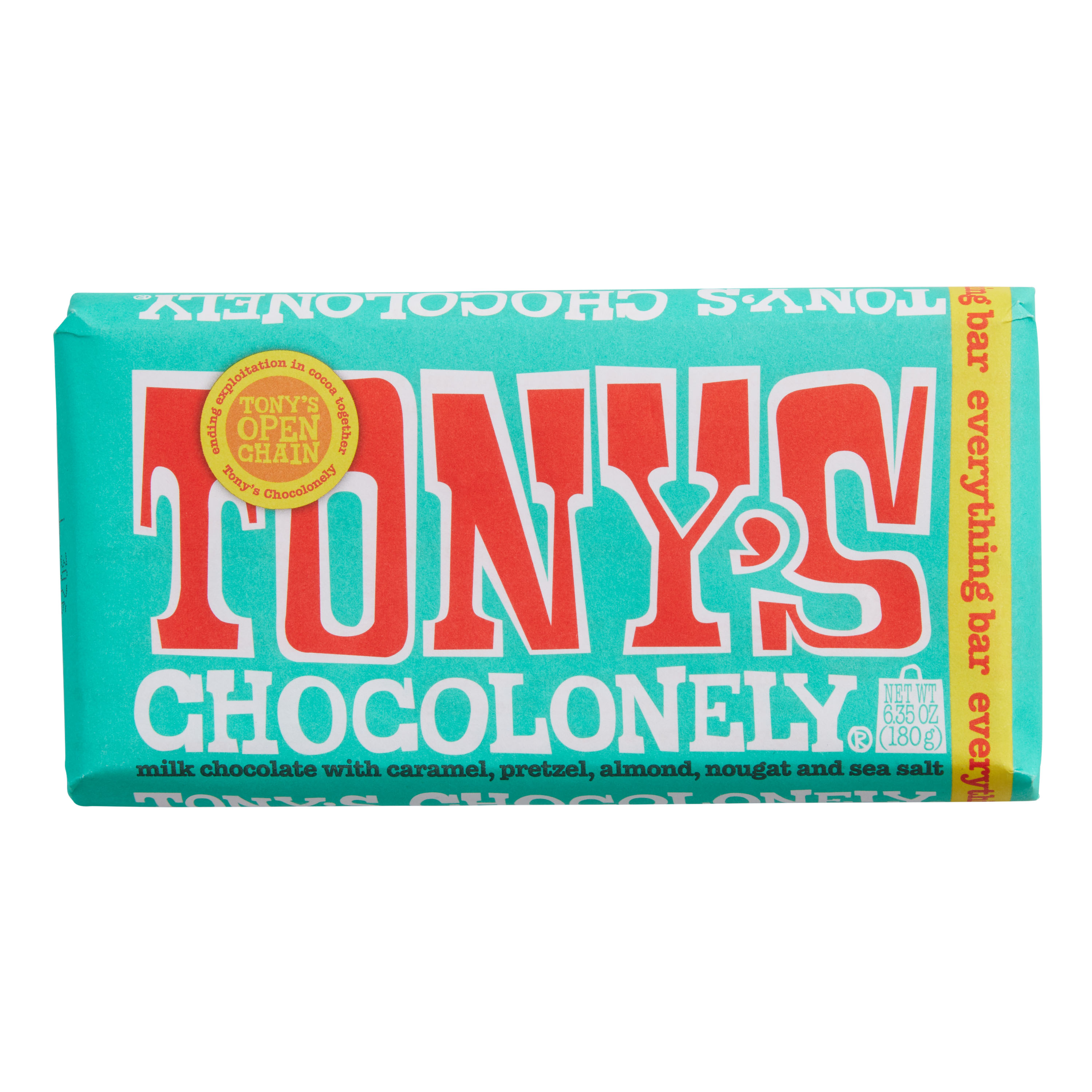 Tony's Chocolonely Everything Milk Chocolate Bar - World Market