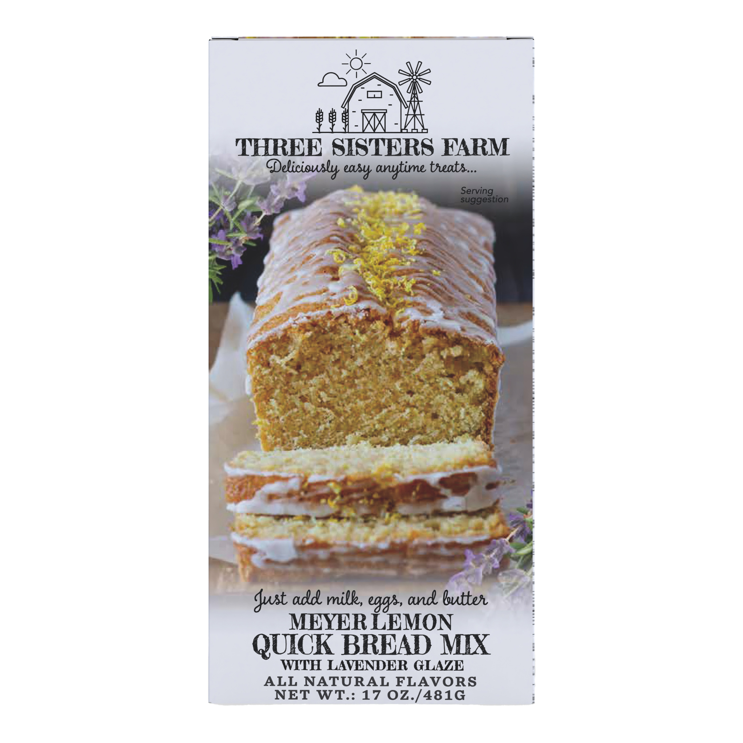 Three Sisters Farm Meyer Lemon Quick Bread Mix - World Market