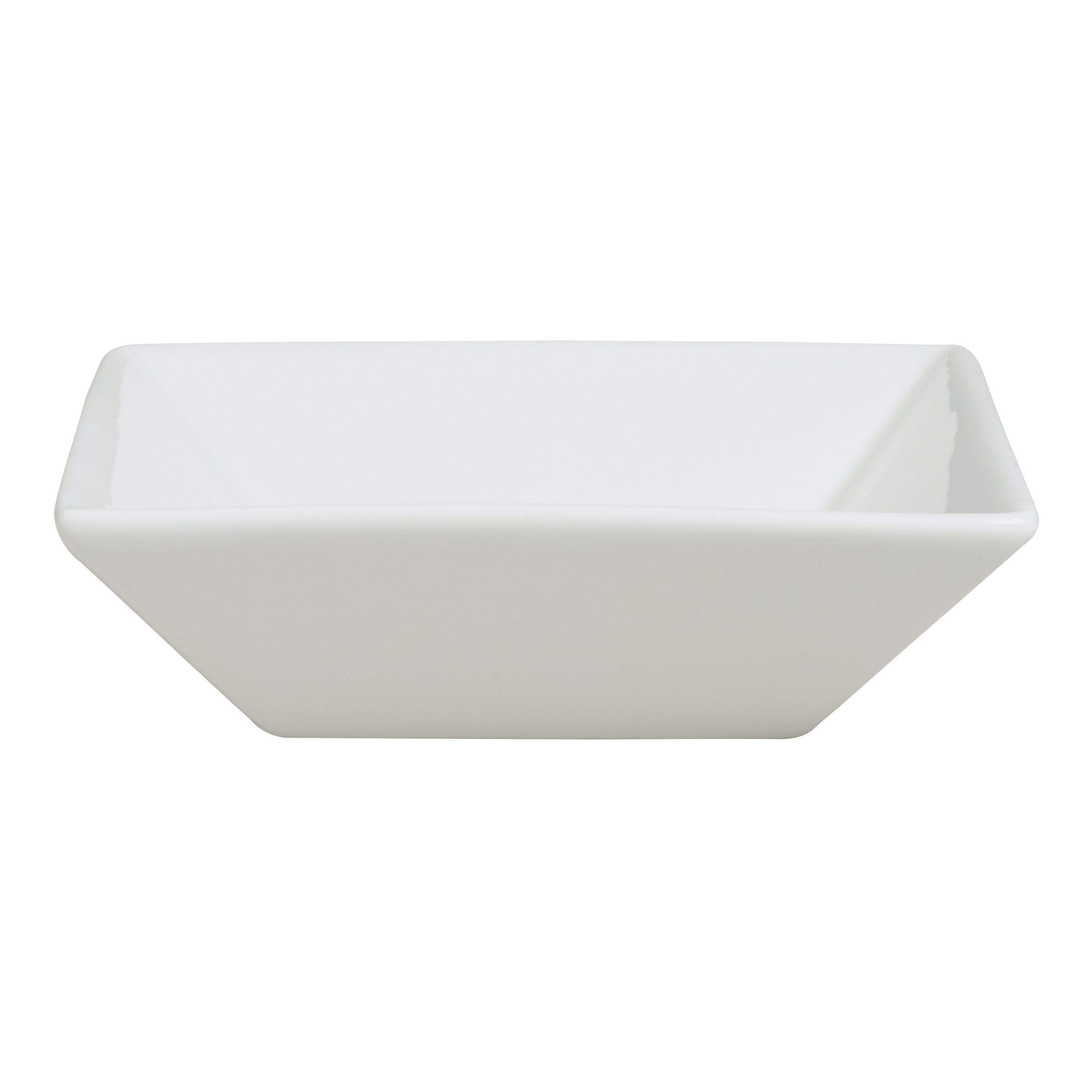 Mini Square White Porcelain Tasting Plate Set Of 4 - World Market
