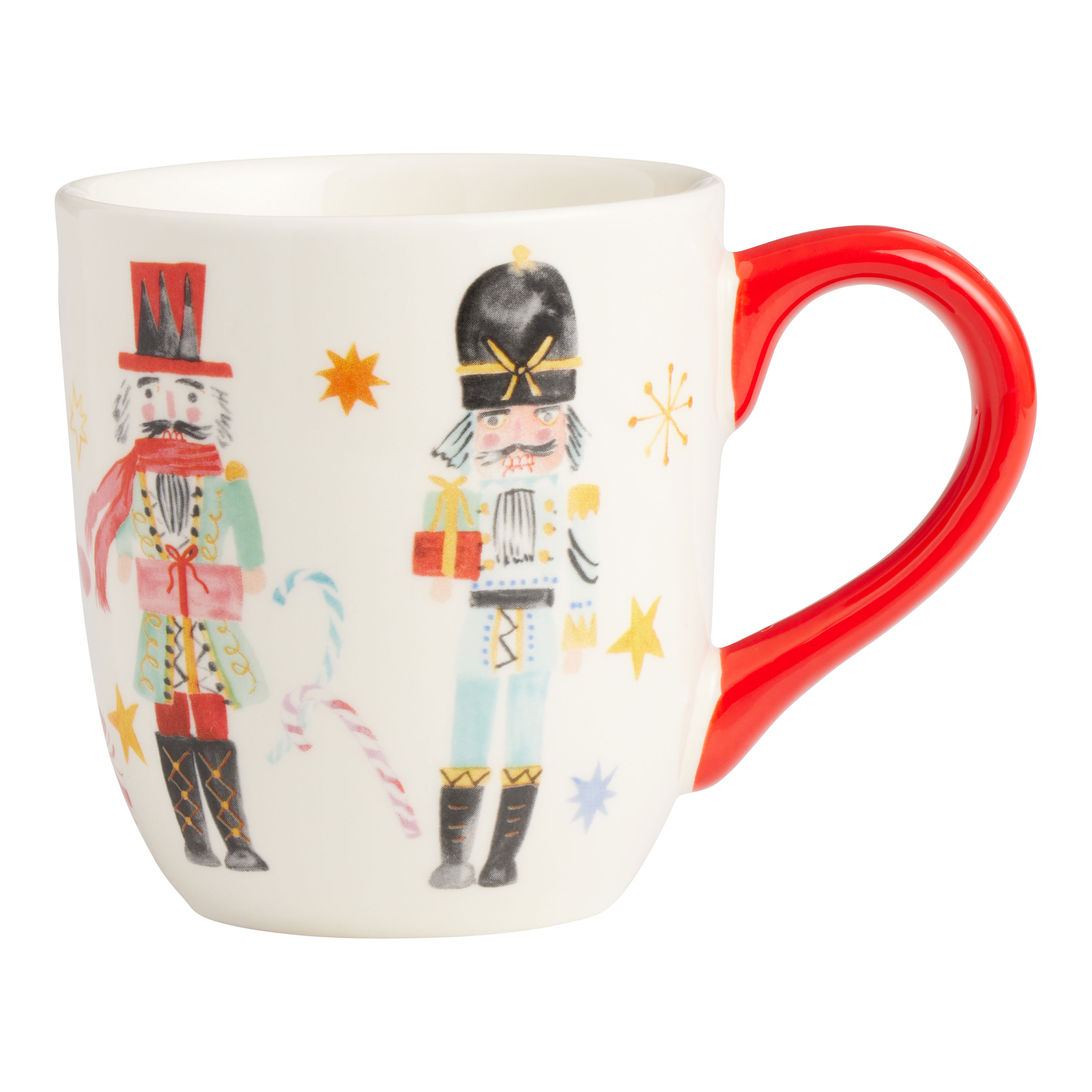 Watercolor Holiday Nutcracker Ceramic Mug - World Market