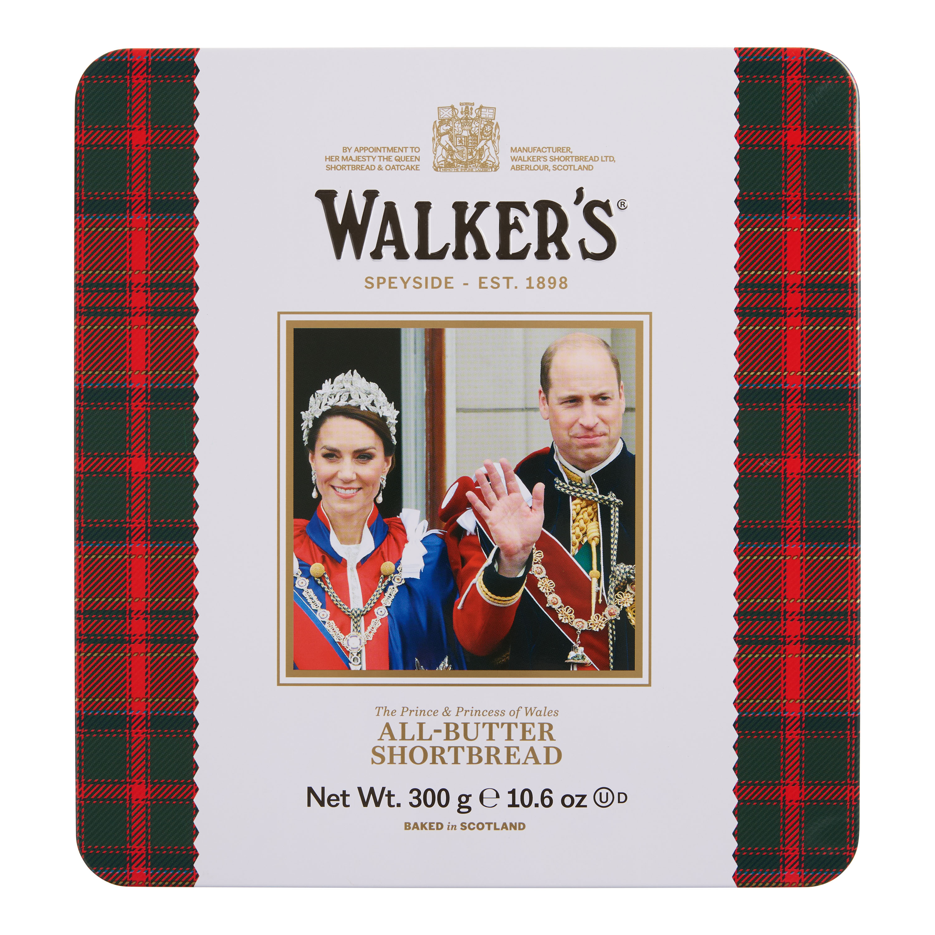 Walkers Assorted Shortbread William And Kate Tin - World Market