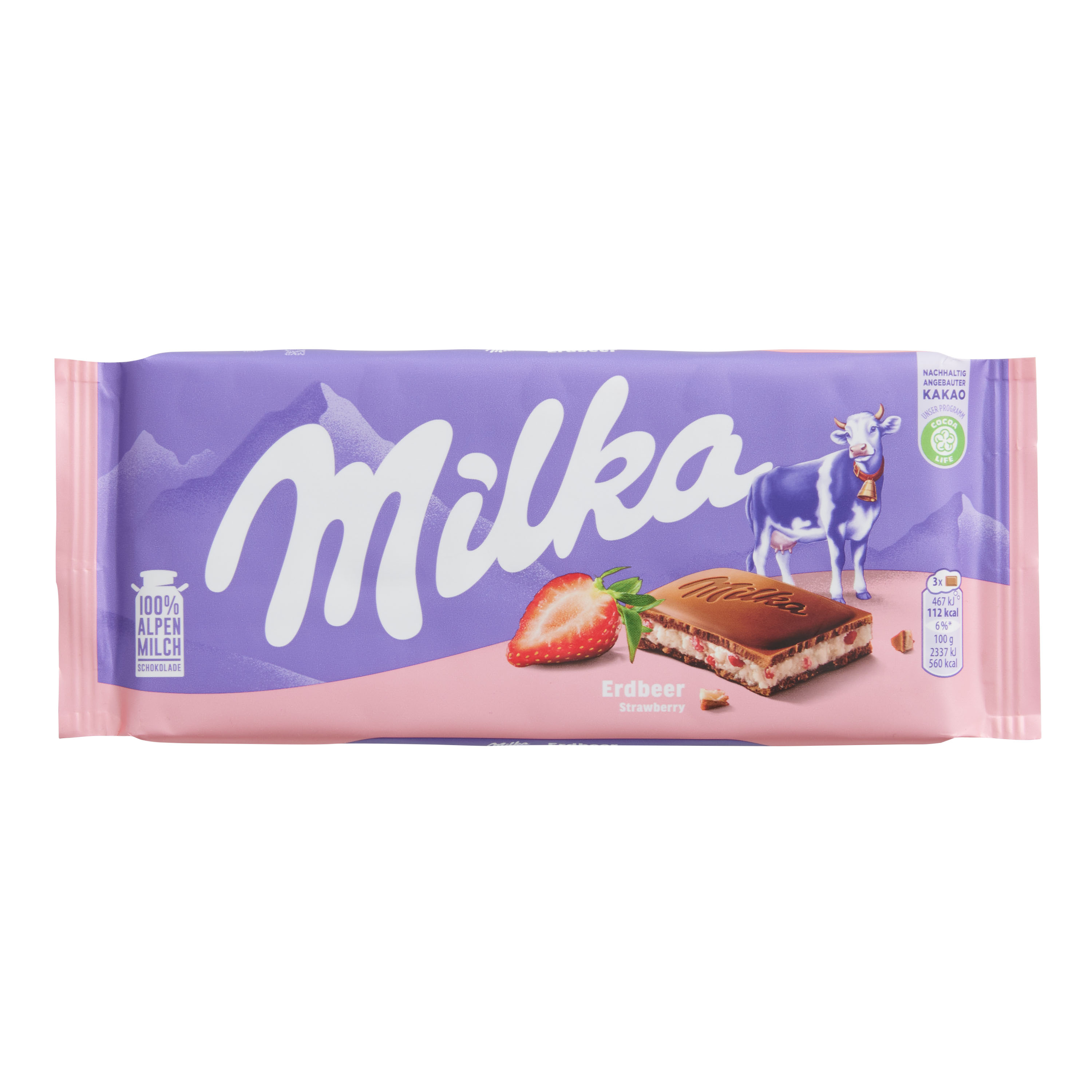 Milka Chocolate Strawberry