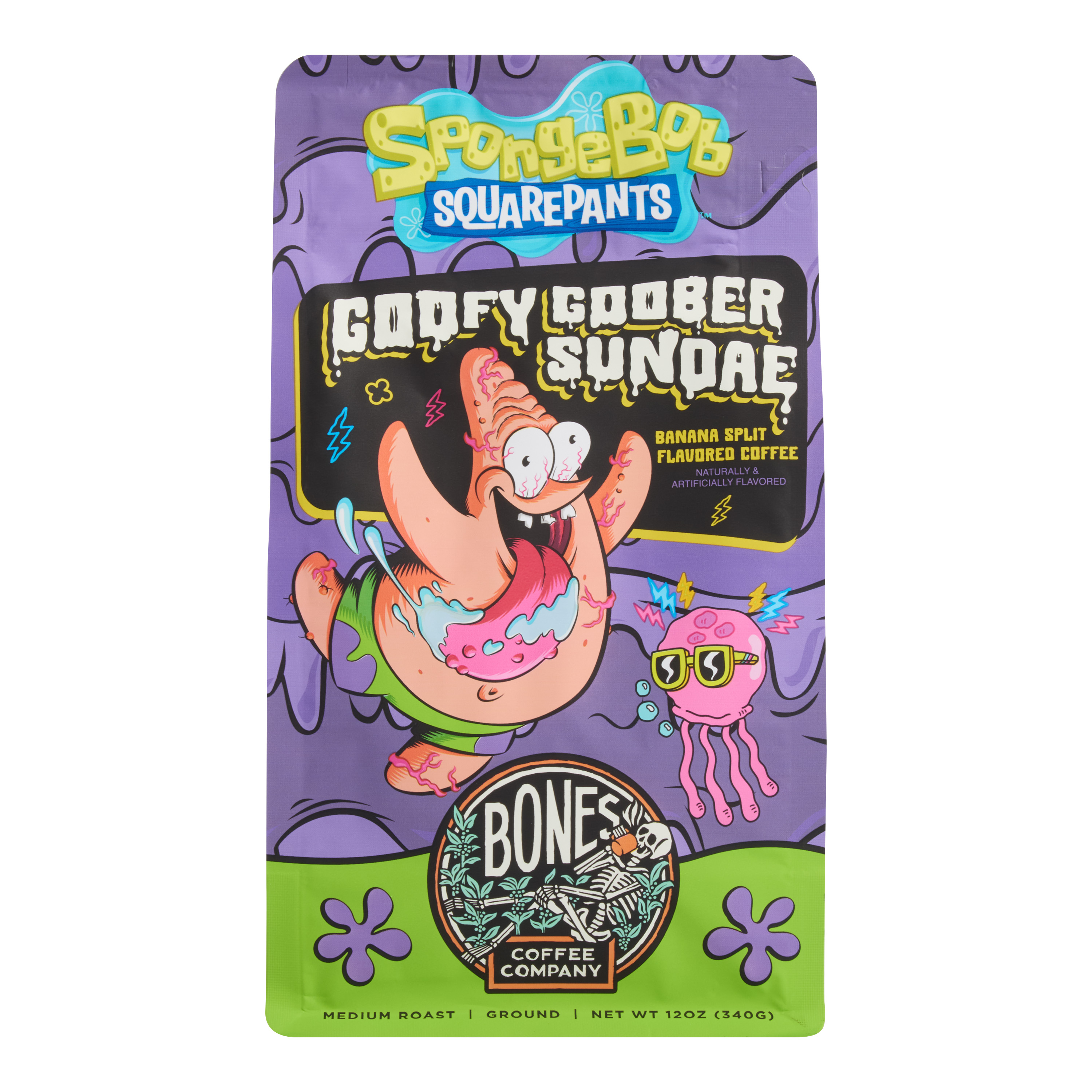 Bones SpongeBob Goofy Goober Sundae Ground Coffee 12 Oz. - World Market