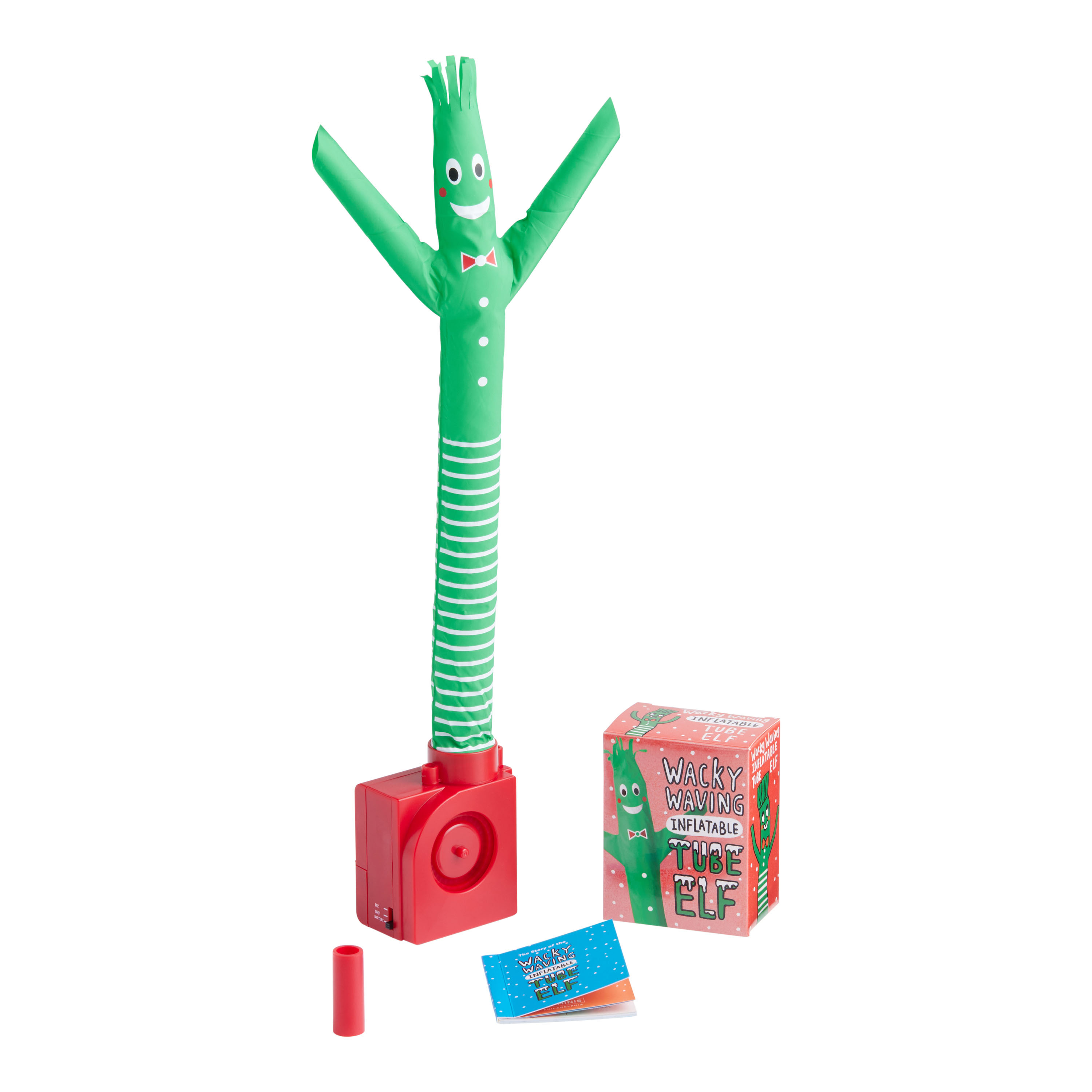 Wacky Waving Inflatable Tube Elf Mini Kit - World Market