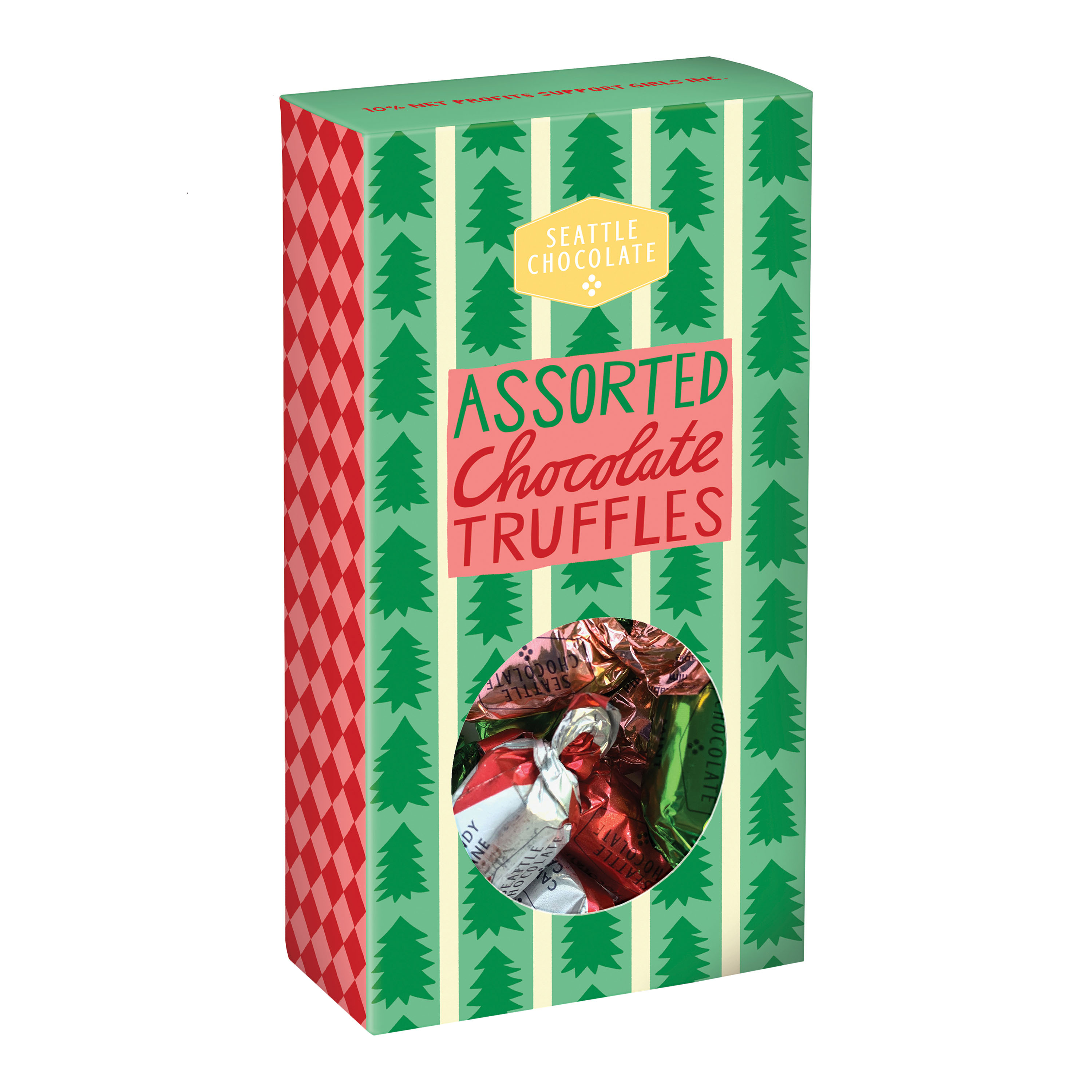 Seattle Assorted Chocolate Truffles Box 14 Piece - World Market