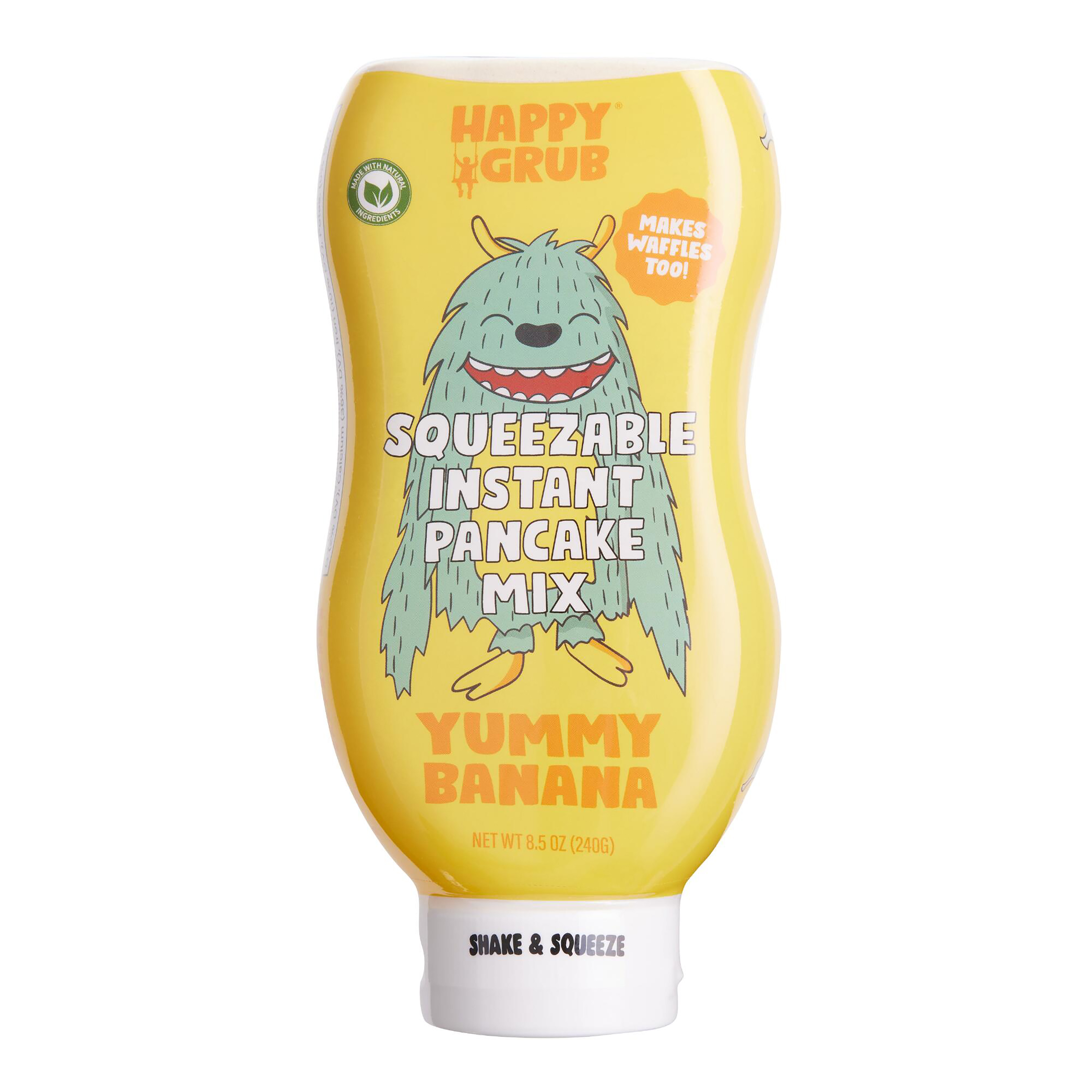 Happy Grub Yummy Banana Squeezable Instant Pancake Mix - World Market