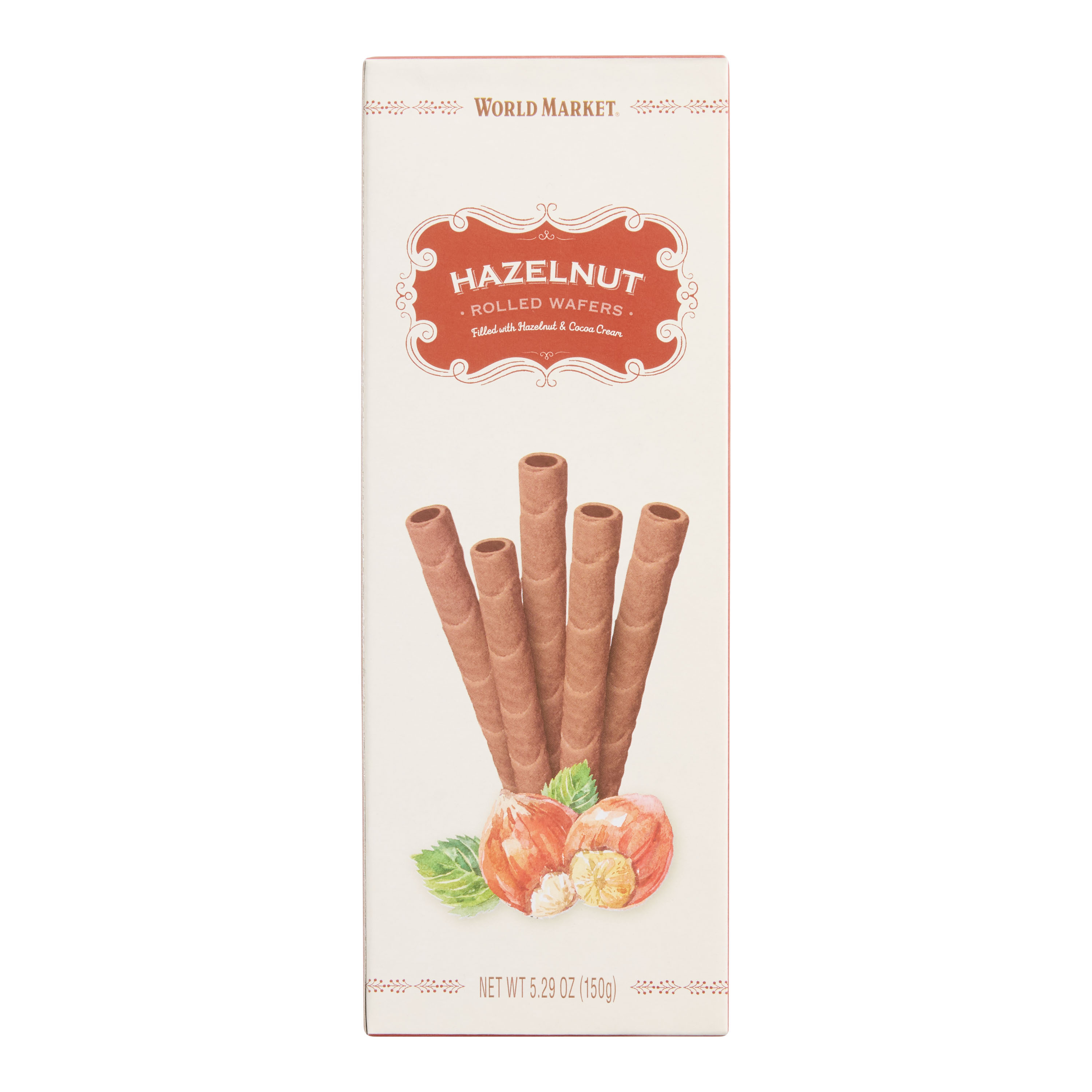 World Market® Hazelnut and Cocoa Cream Rolled Wafers - World Market