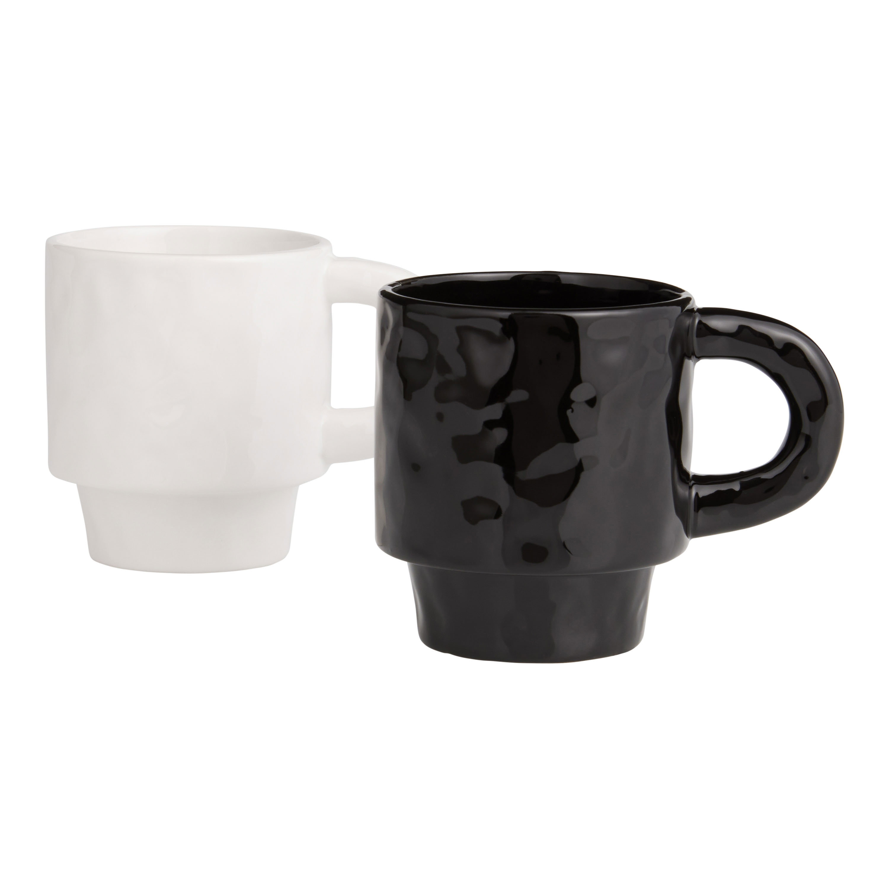 Organic Texture Stackable Ceramic Mug - World Market