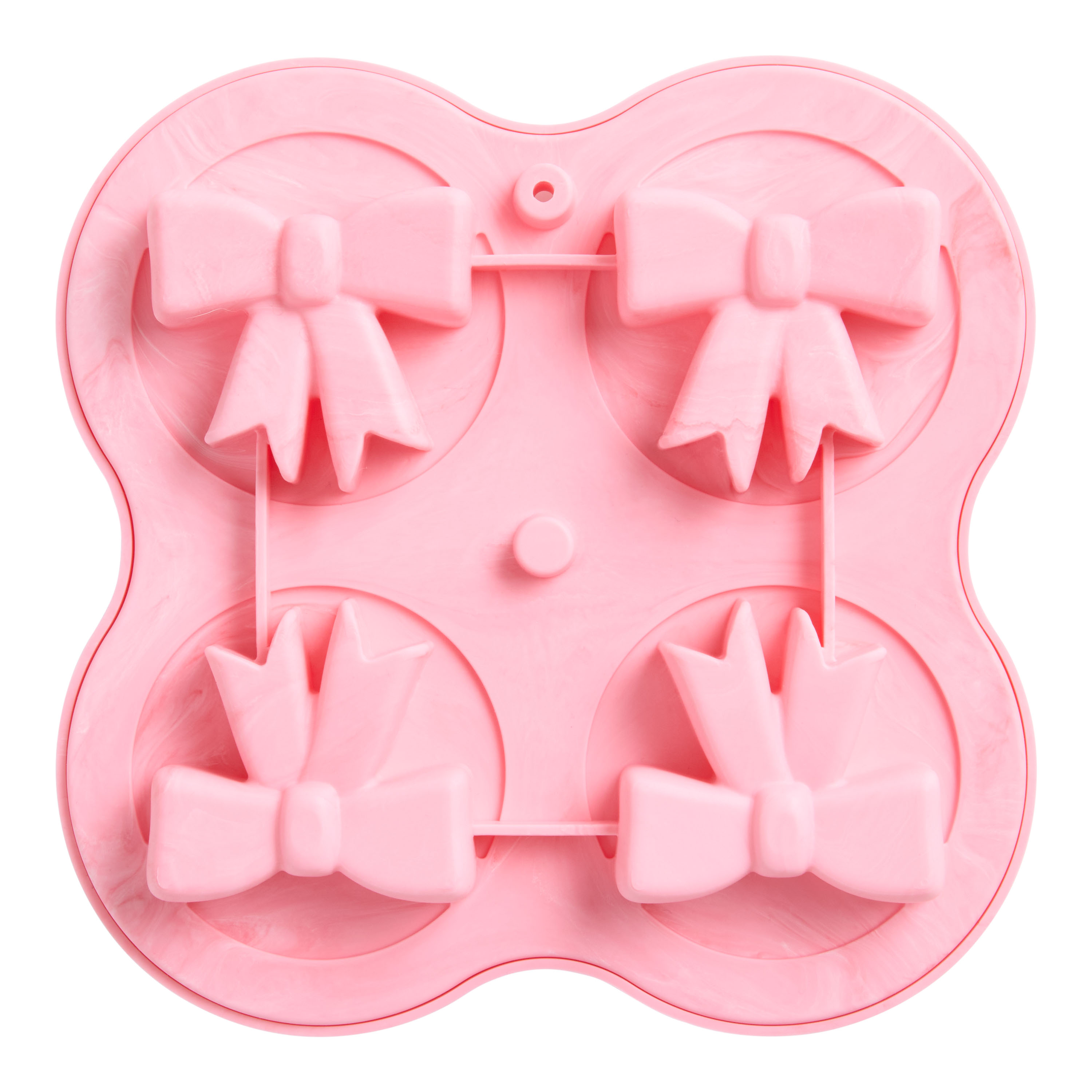 Pink Silicone Bow Shaped Ice Mold - World Market