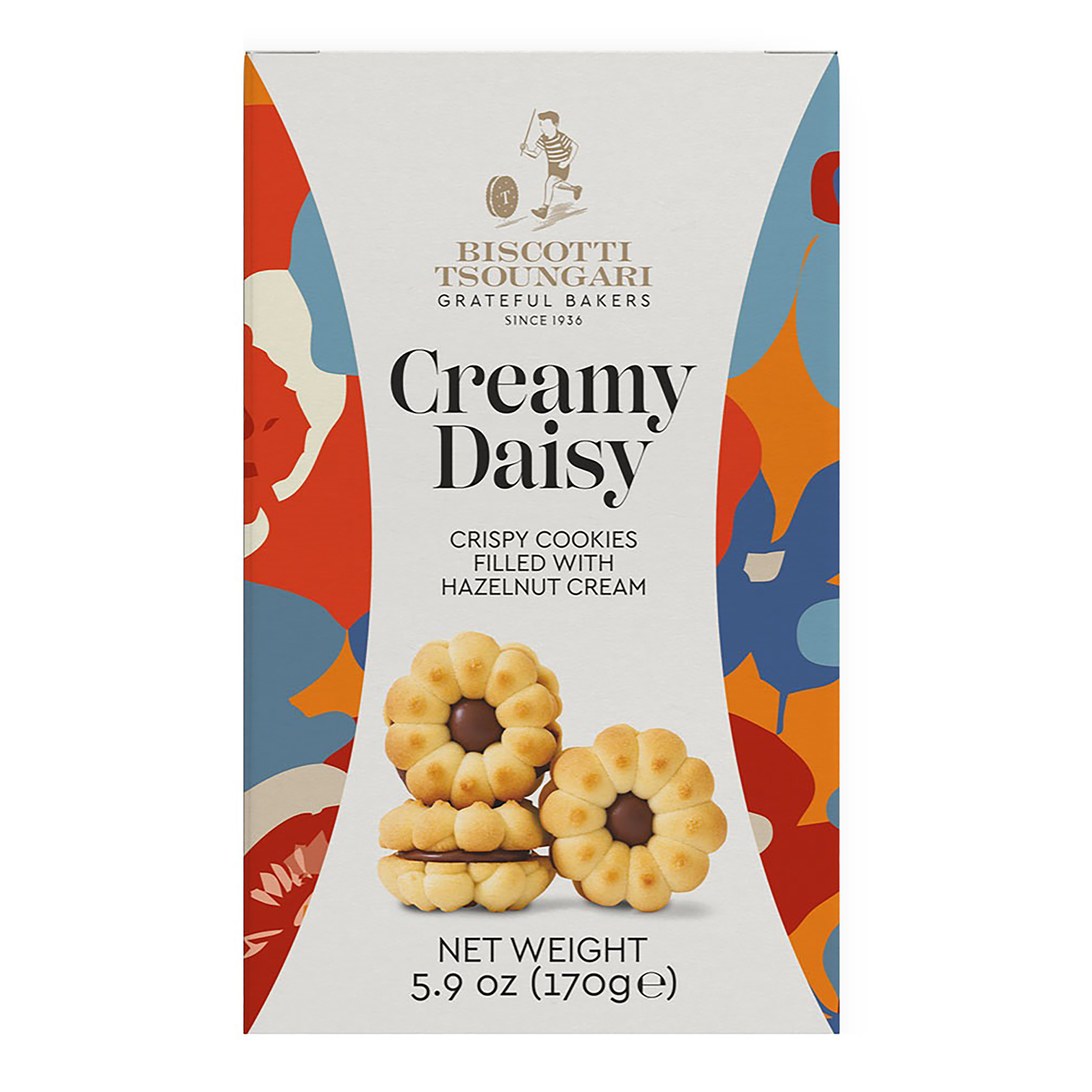Creamy Daisy Hazelnut Cream Vanilla Biscuits - World Market