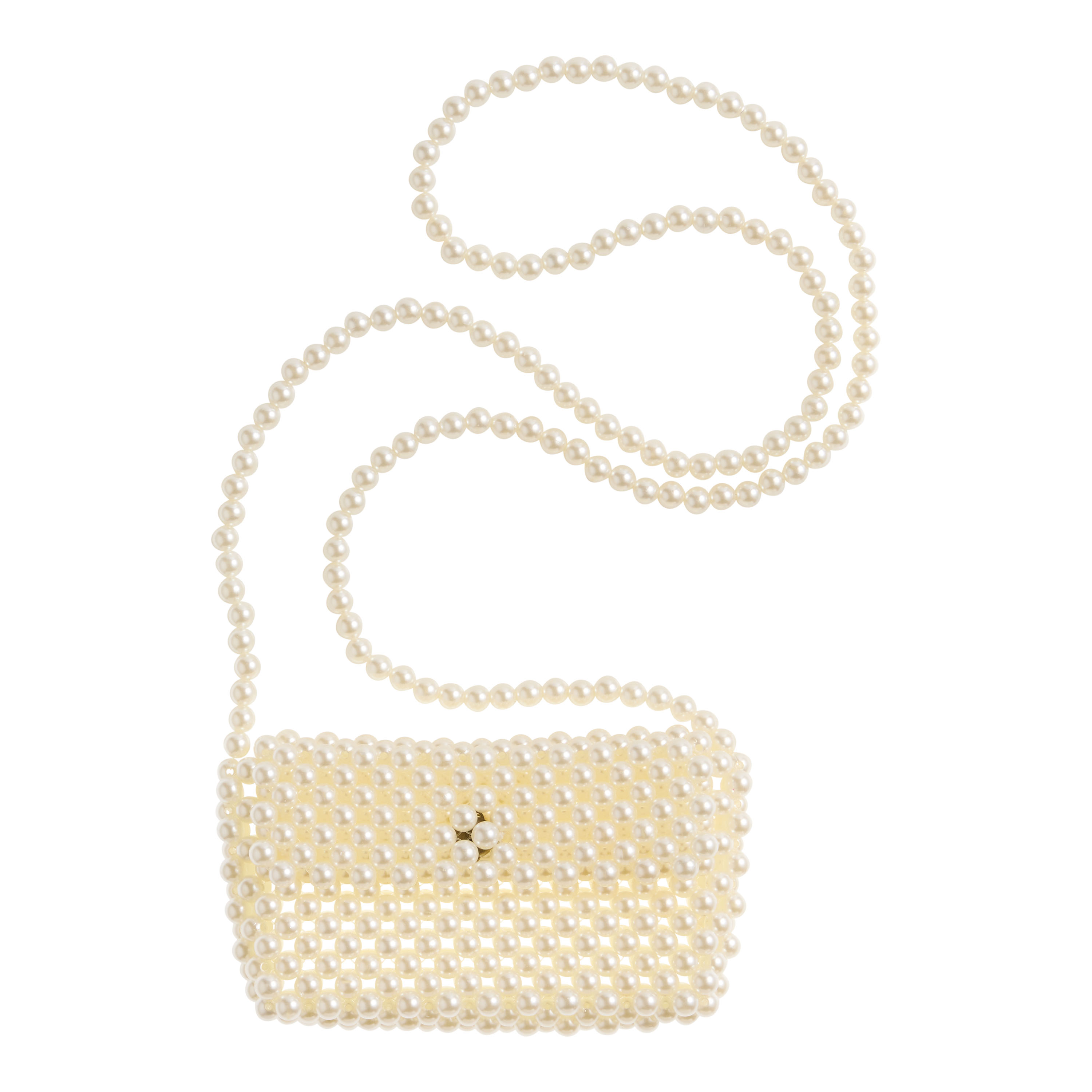 Mini Pearl Beaded Crossbody Bag - World Market
